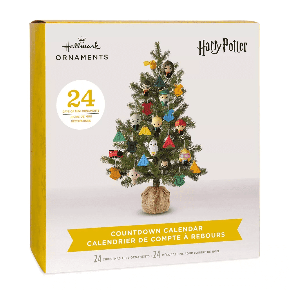 Hallmark Harry Potter Countdown Calendar Box with 24 Mini Ornaments ...