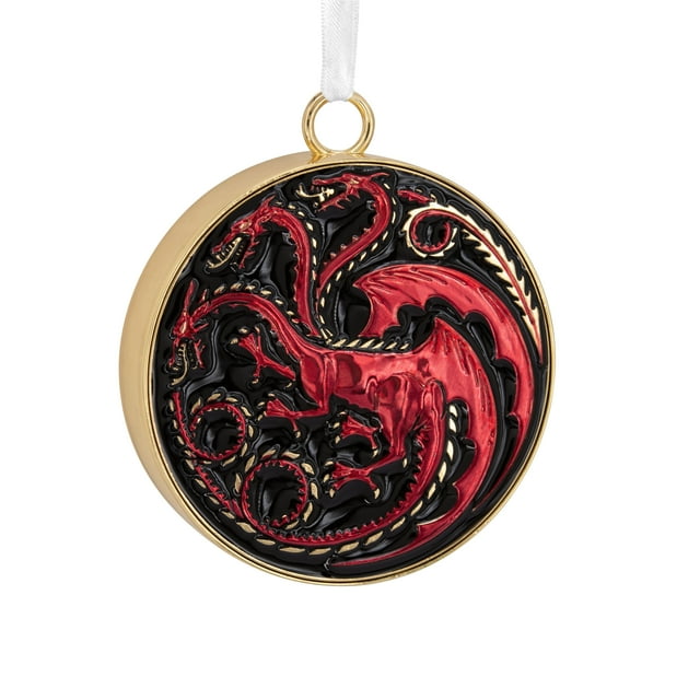 Hallmark House of the Dragon Targaryen Sigil Premium Metal Ornament, 0 ...