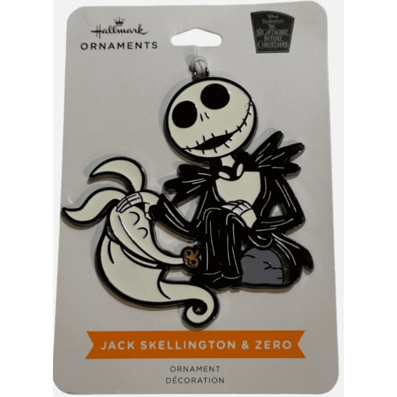 Hallmark Jack Skellington Zero Ornament Nightmare Before Christmas ...