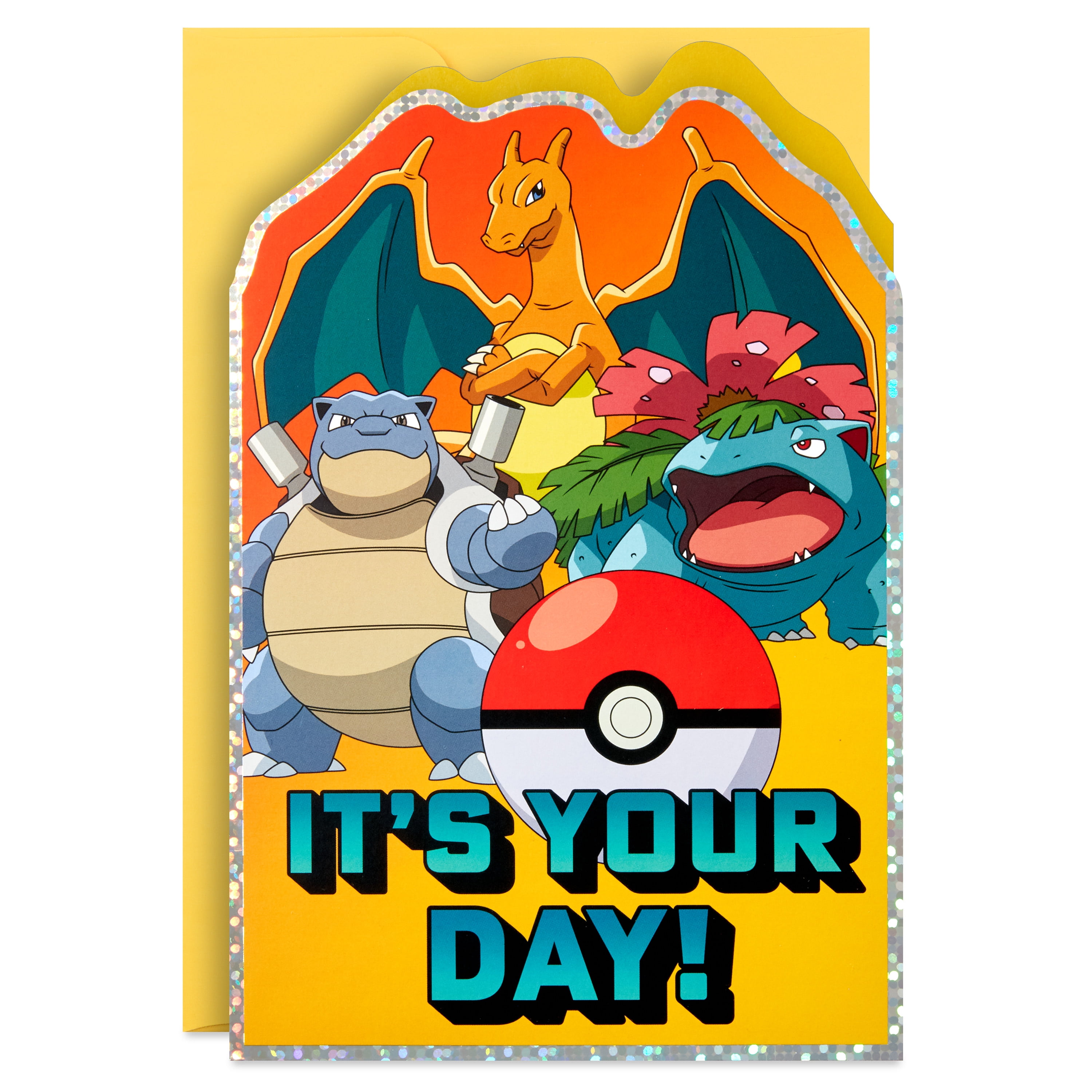 Hallmark Greeting Card BD POKEMON CHARS - Walmart.com