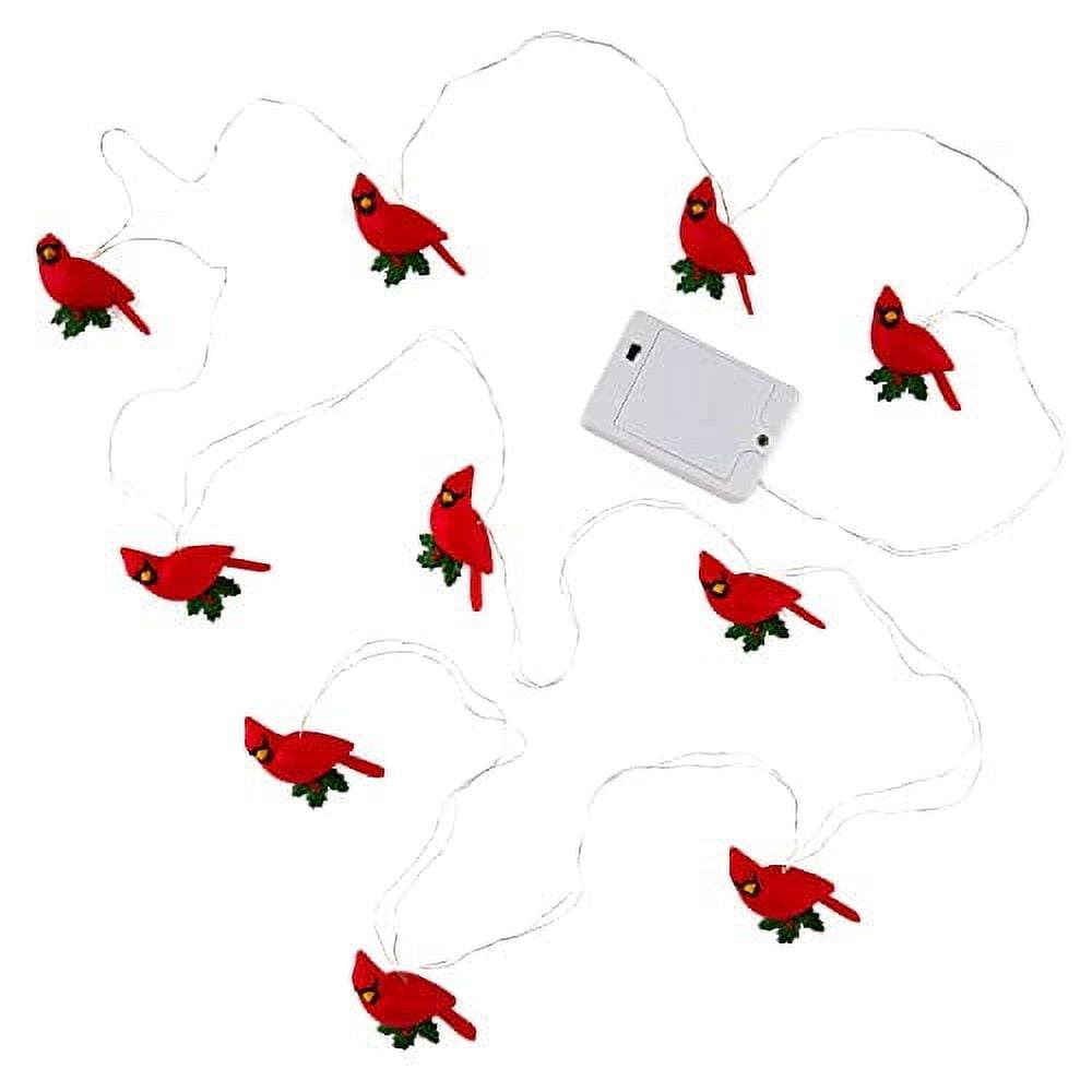 Hallmark Keepsake 2021, Decorative Cardinals 10-Light Christmas String ...