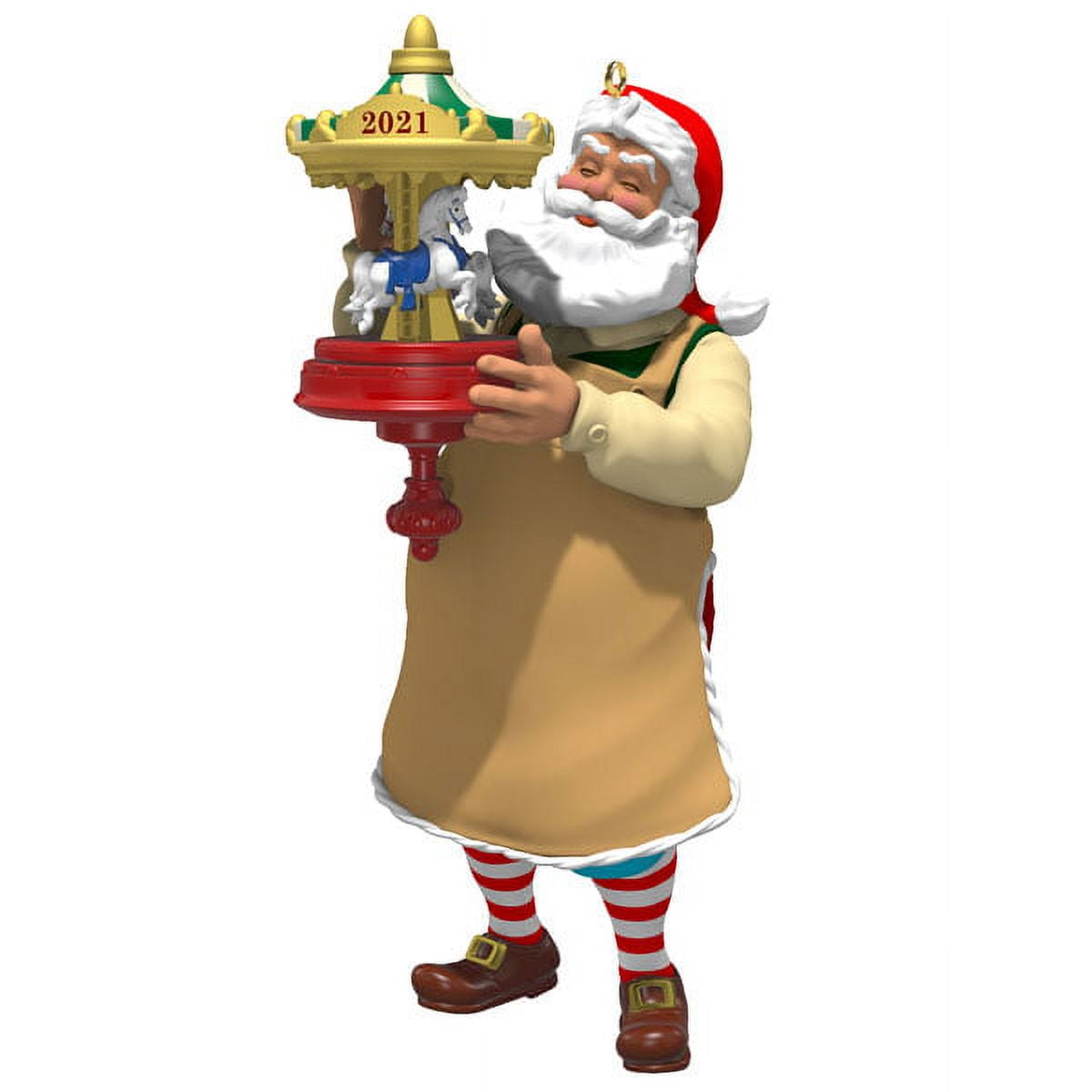 Hallmark Keepsake Christmas Ornament 2021, Toymaker Santa - Walmart.com