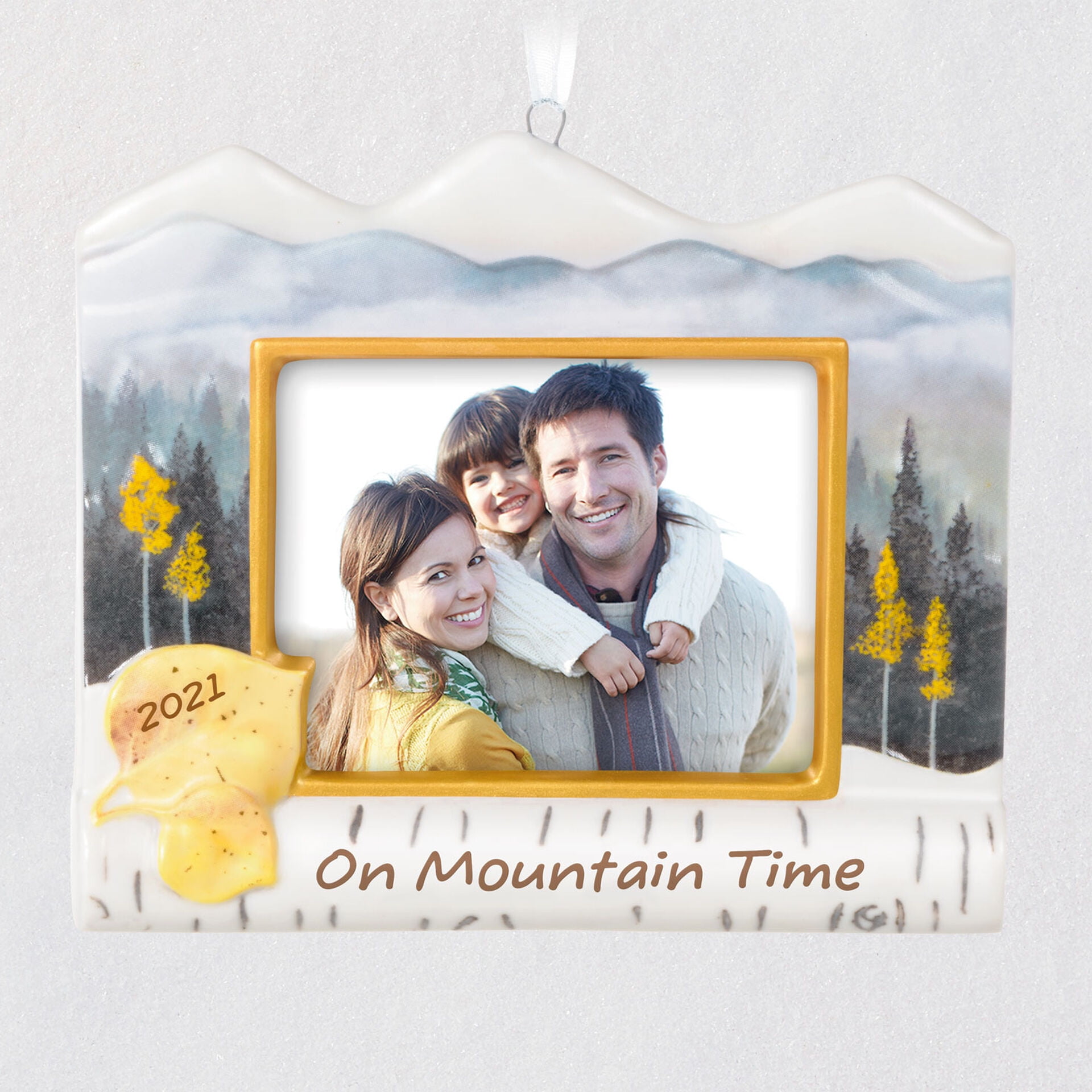 On Mountain Time Photo Frame Hallmark Keepsake Christmas Ornament 2021 ...