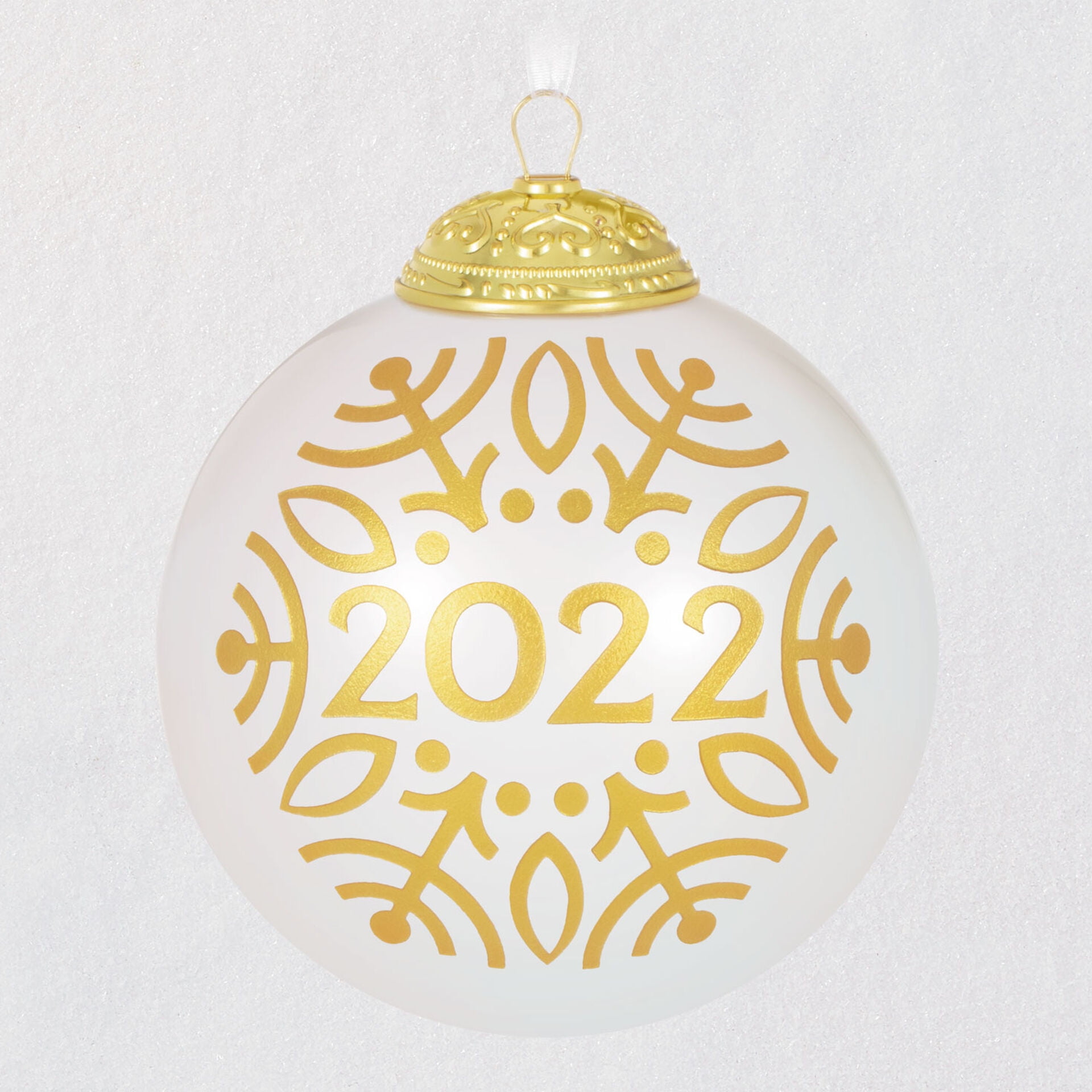 2022 Commemorative Glass Ball Hallmark Keepsake Christmas Ornament ...