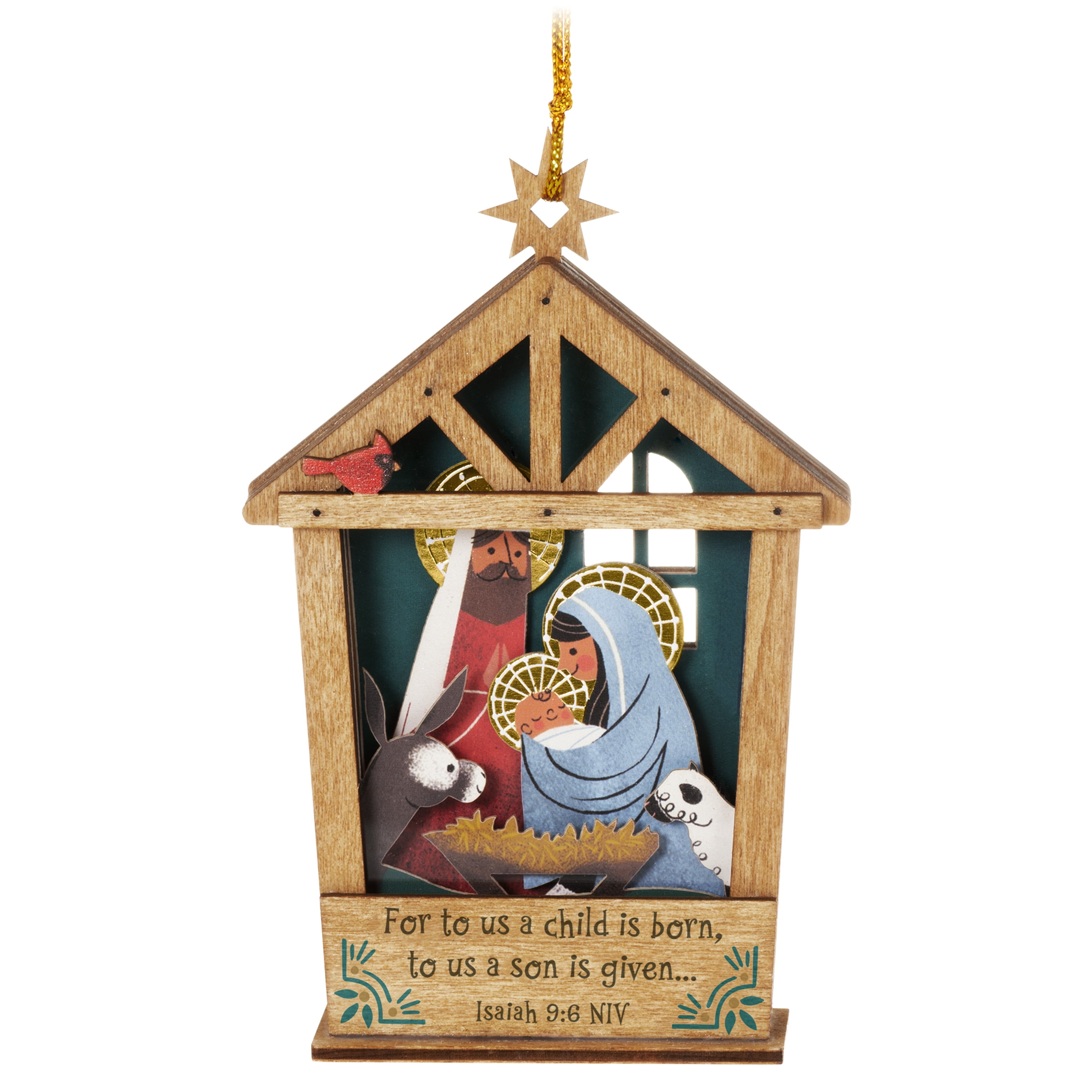 Hallmark 2023 Keepsake Christmas Ornament, A Child is Born Nativity ...