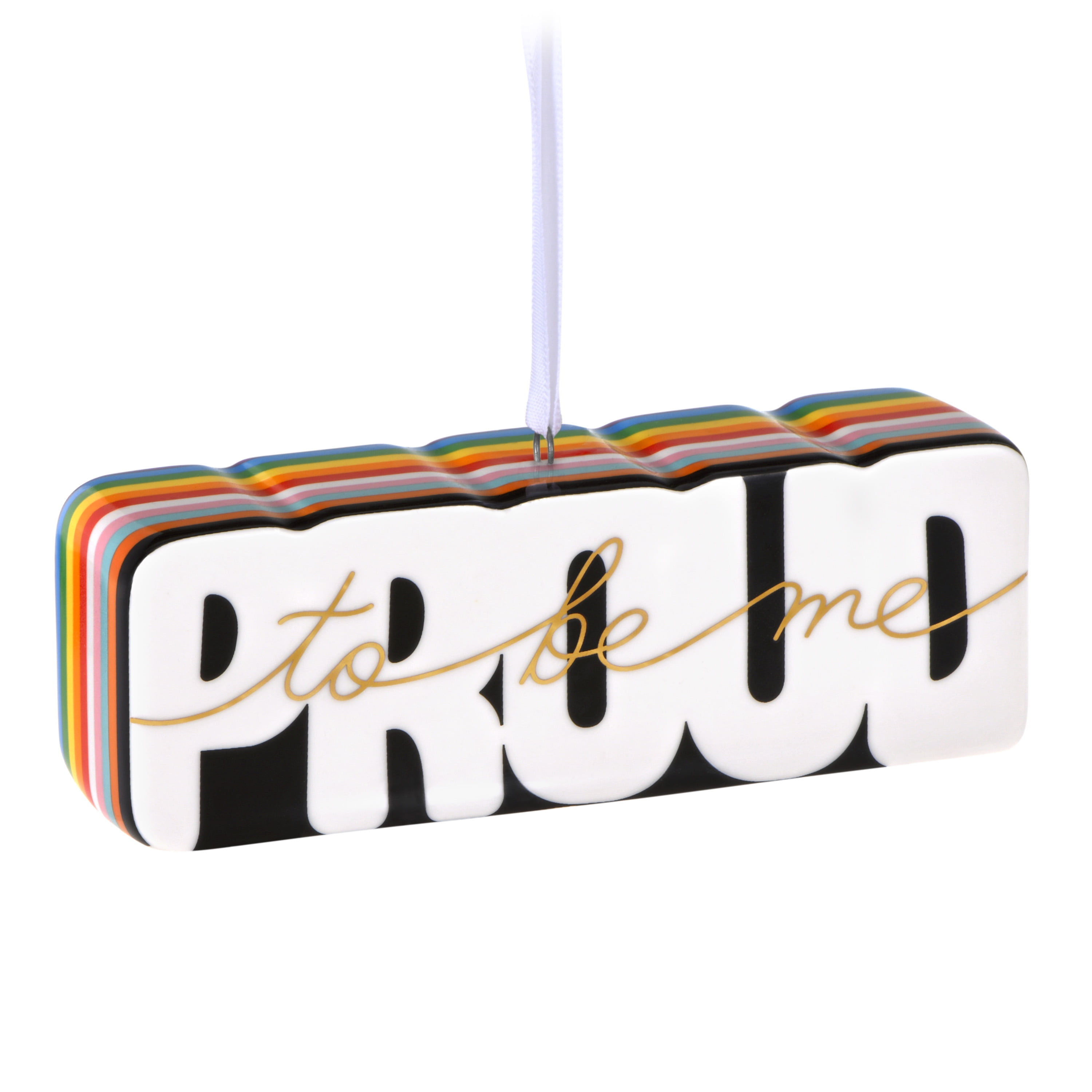 Hallmark Keepsake Christmas Ornament 2023, Proud to Be Me, Rainbow ...
