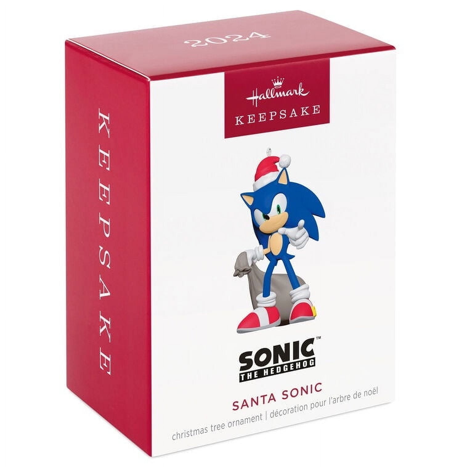 Hallmark Keepsake Christmas Ornament 2024, Sonic the Hedgehog Santa ...