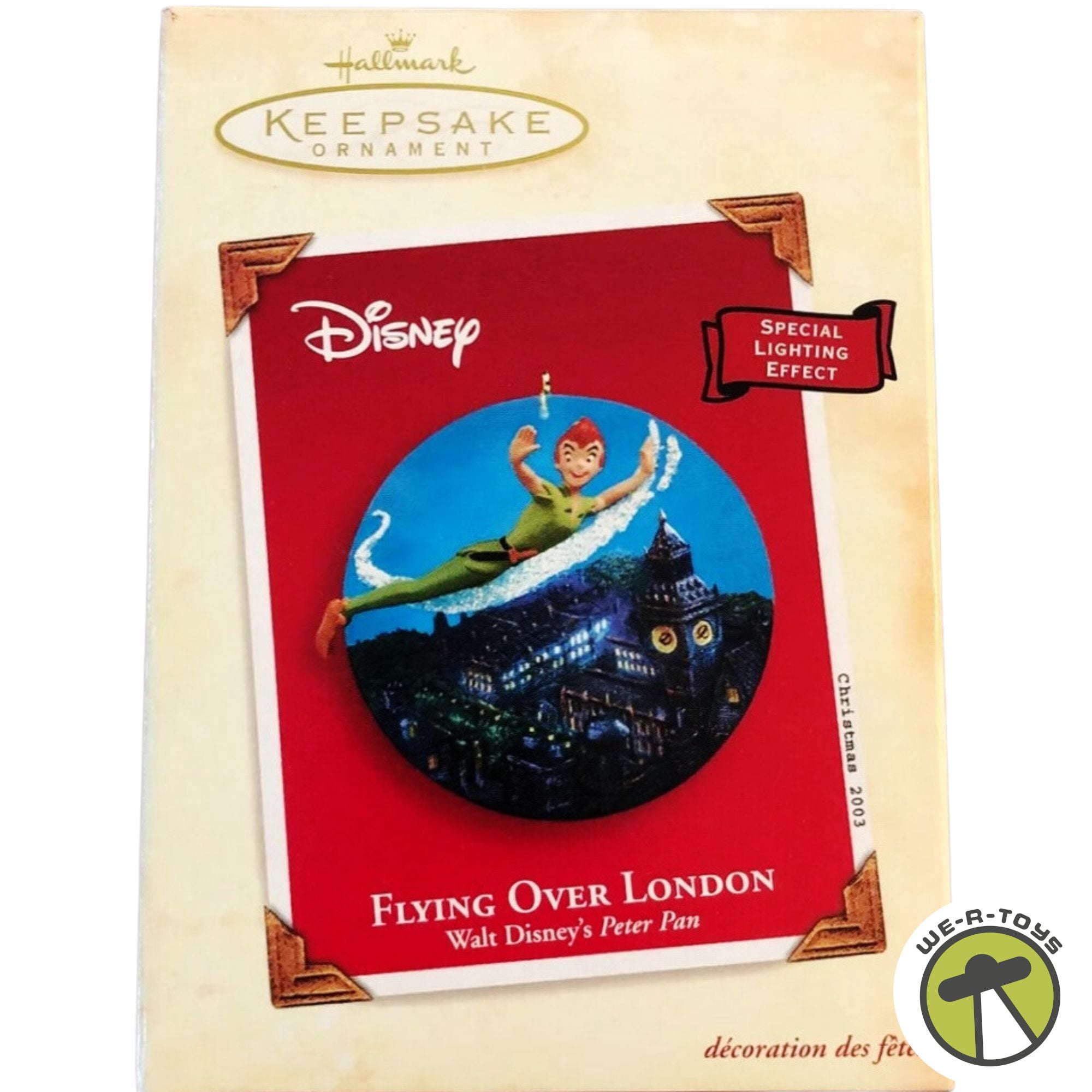 Disney Hallmark Keepsake Ornament, Peter Pan Flying Over London with ...