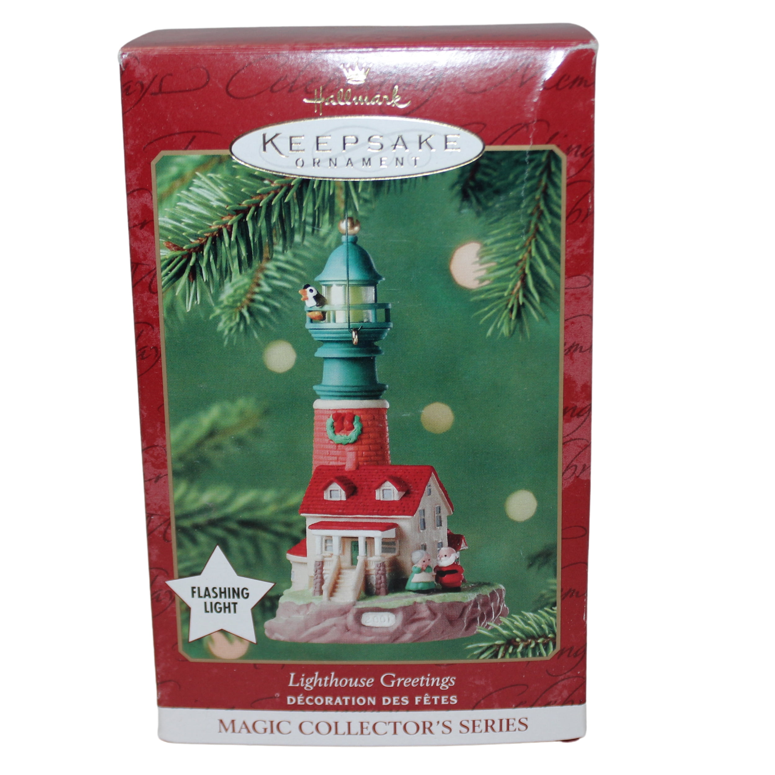 Hallmark Keepsake Ornament Lighthouse Greetings 5th in Series 2001 ...