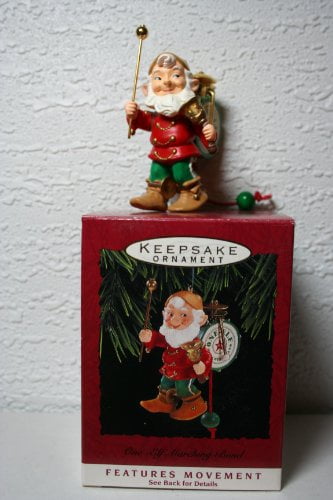 Hallmark Keepsake Ornament One Elf Marching Band with Motion 1993 ...