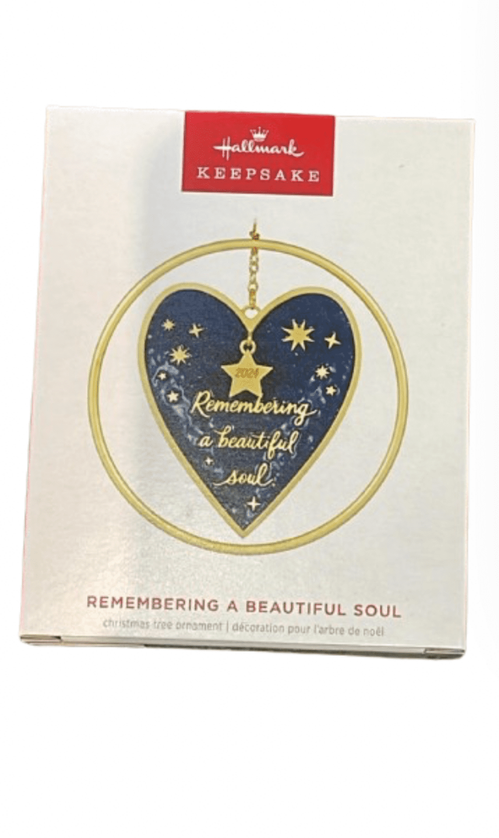 Hallmark Keepsake Remembering a Beautiful Soul 2024 Metal Christmas ...