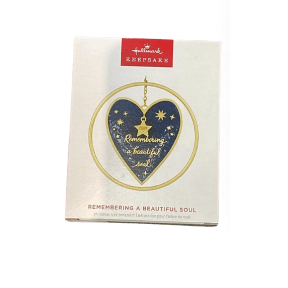 Hallmark Keepsake Remembering a Beautiful Soul 2024 Metal Christmas ...