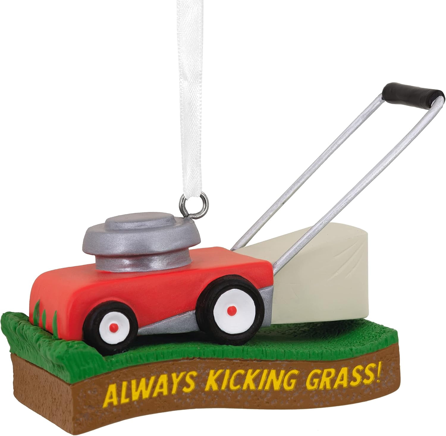 Hallmark Kicking Grass Lawn Mower Christmas Ornament (0001HGO3054 ...