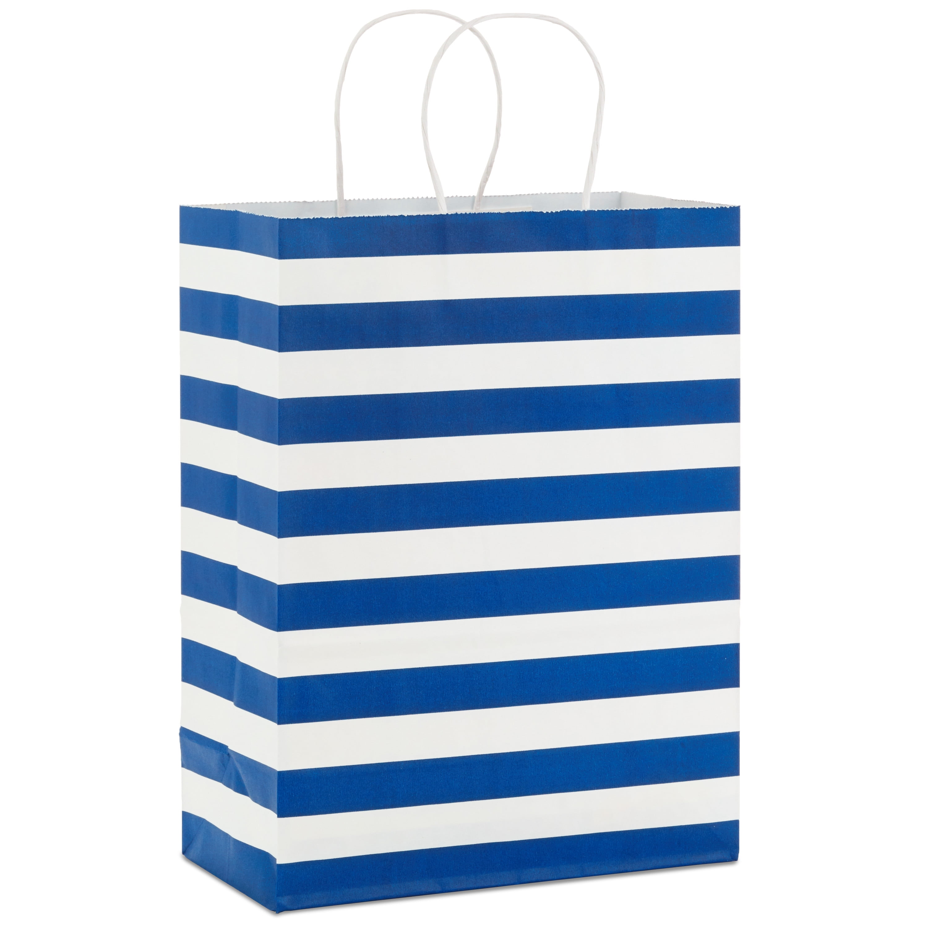 Hallmark Large Gift Bag (Blue and White Stripes) - Walmart.com