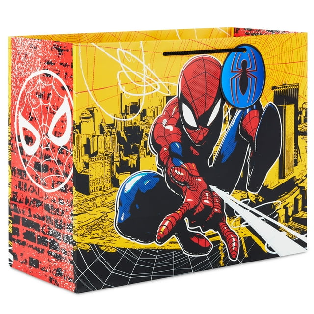 Hallmark Large Gift Bag (Marvel Spider-Man on Yellow) - Walmart.com