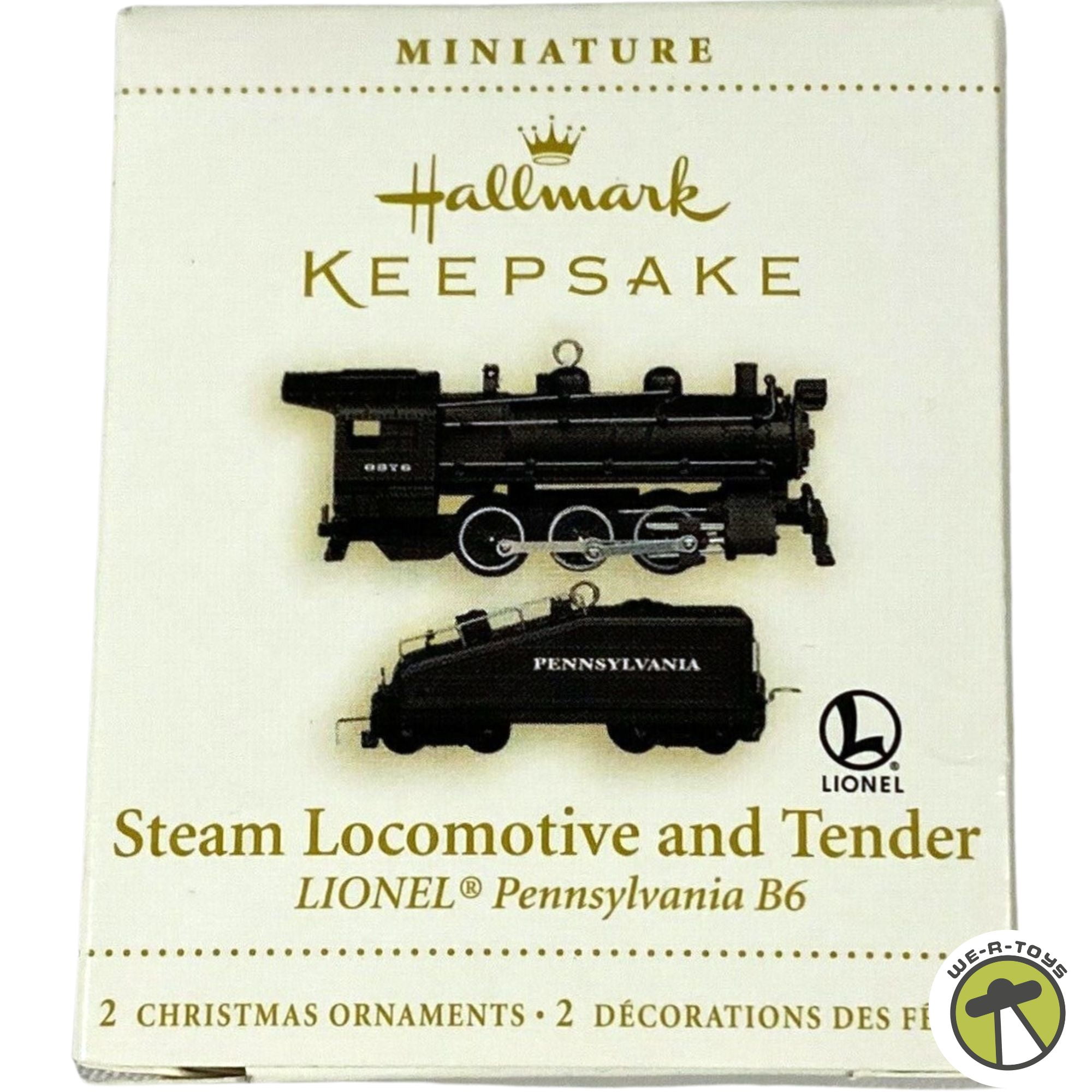 Hallmark Lionel Steam Locomotive and Tender Pennsylvania B6 Miniature ...