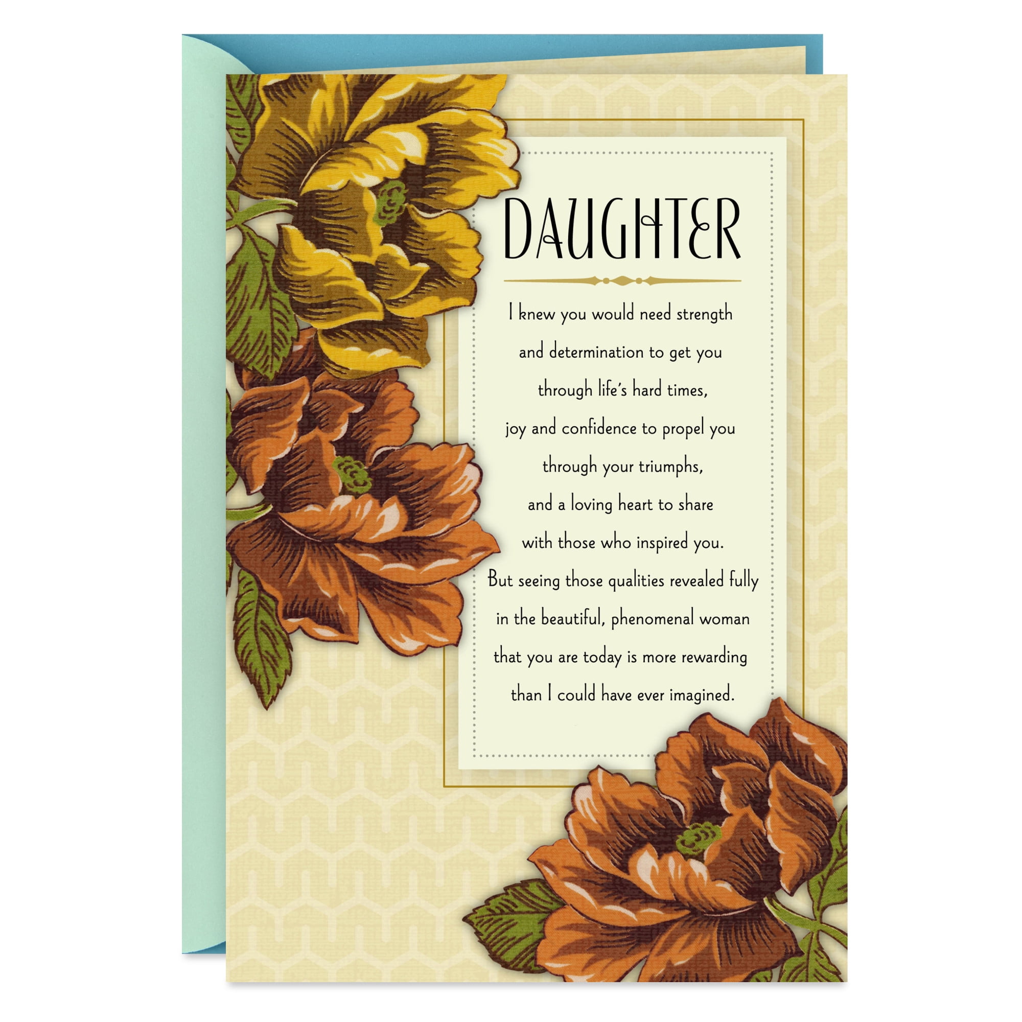 Hallmark Mahogany Birthday Card for Daughter (Everything a Parent Could ...