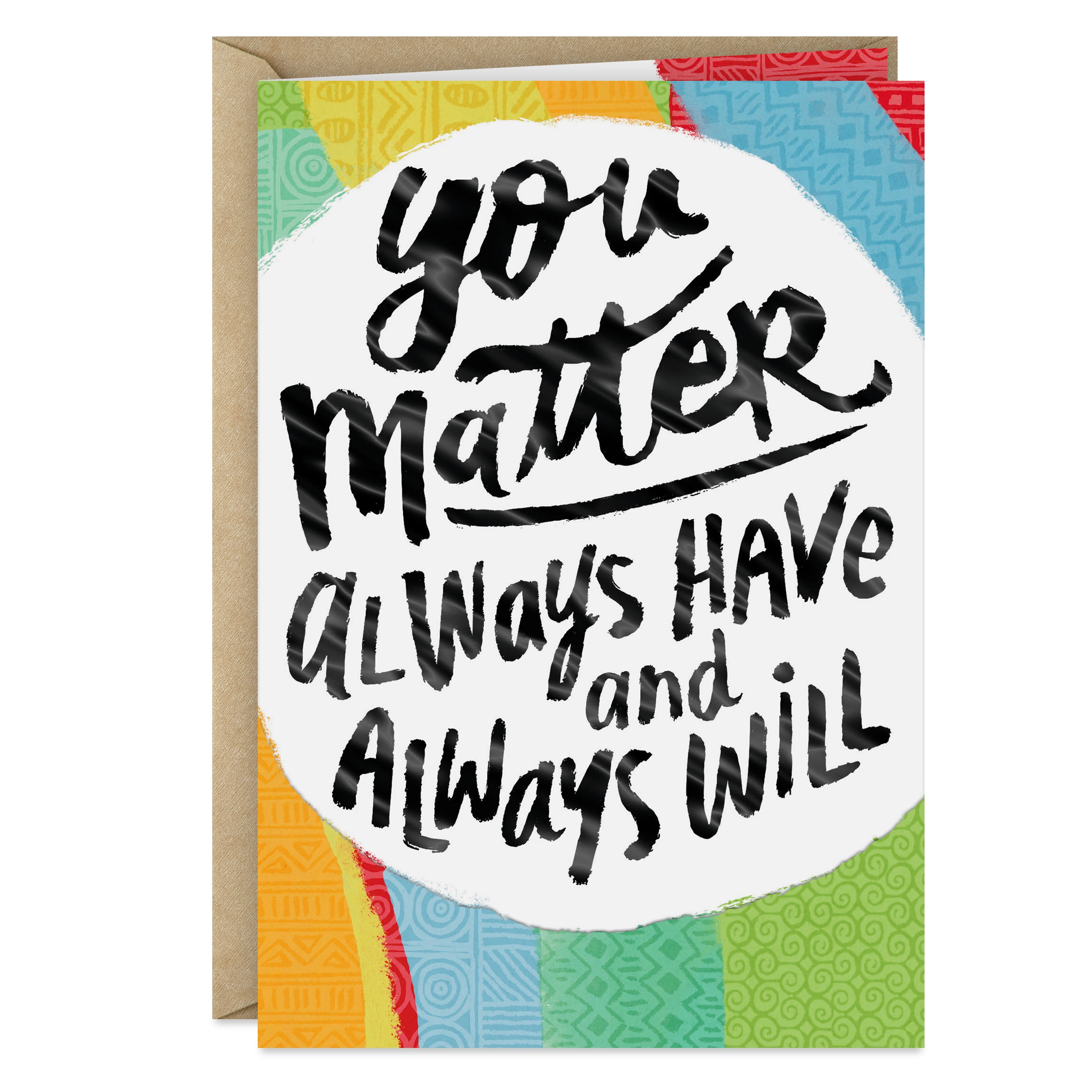 Hallmark Mahogany Friendship Card, Encouragement Card (You Matter ...