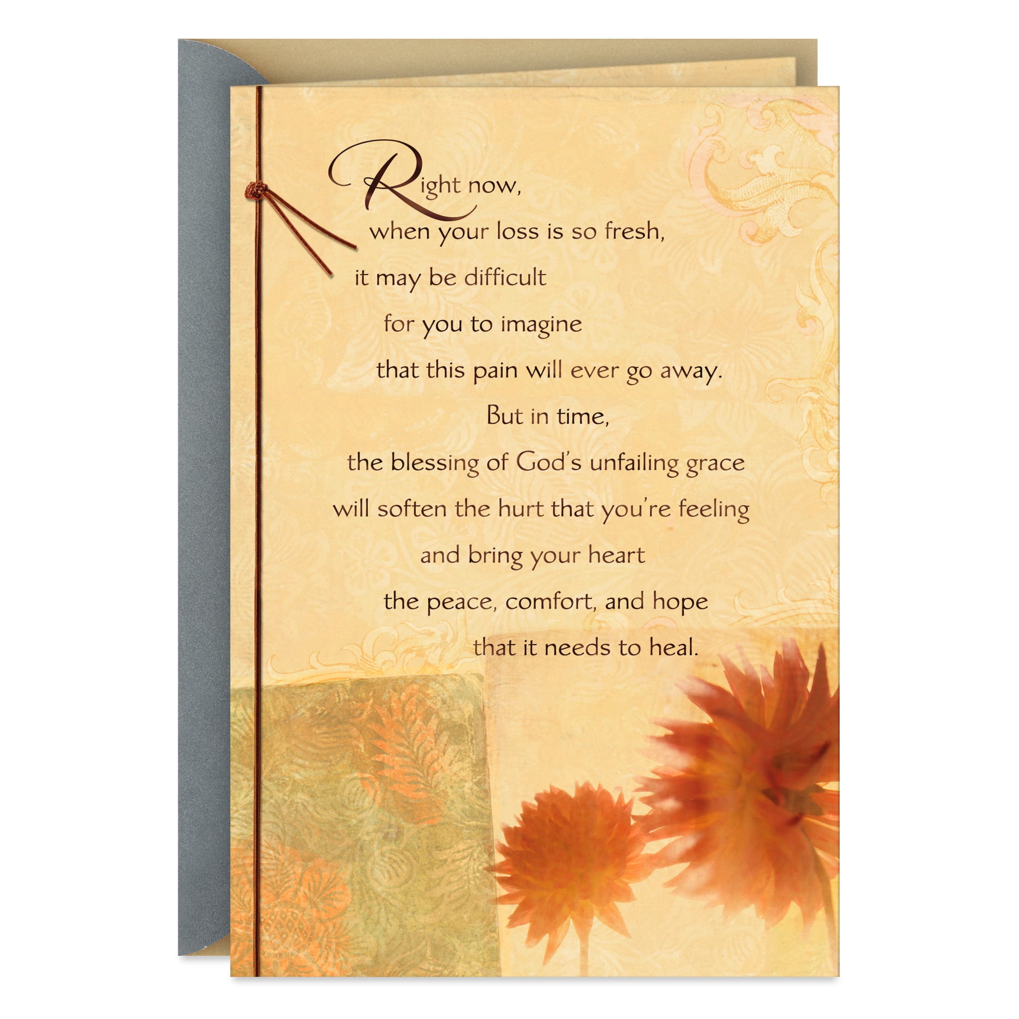 Hallmark Mahogany Religious Sympathy Card (Unfailing Grace) - Walmart.com