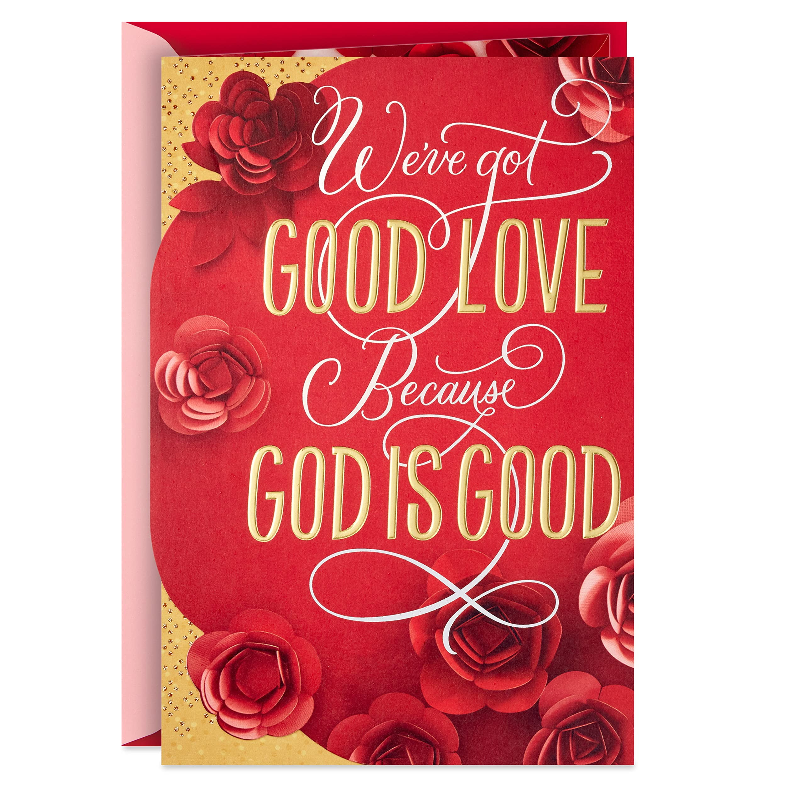 Hallmark Mahogany Religious Valentines Day Card for Wife (God is Good ...