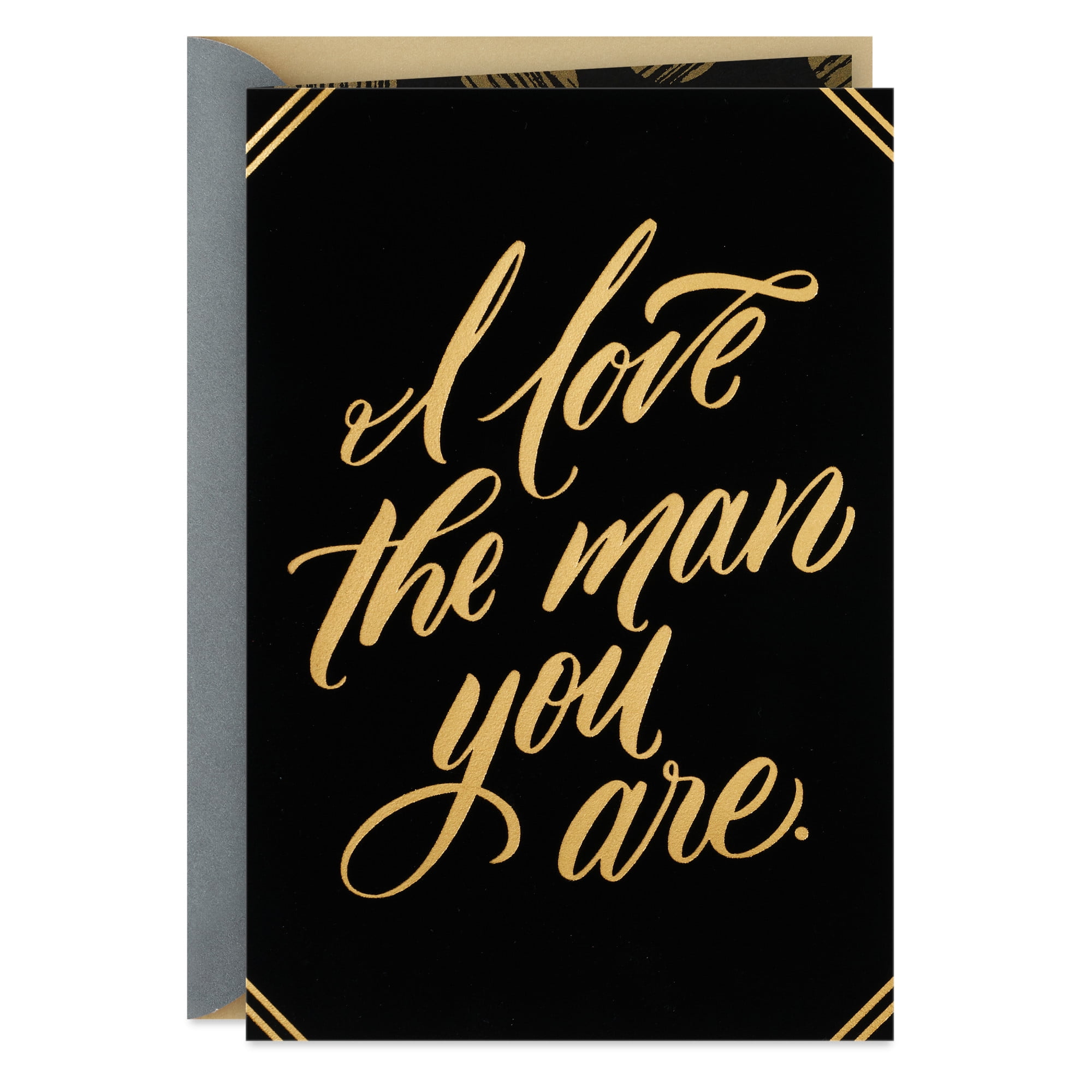 Hallmark Mahogany Romantic Father's Day Card (I Love the Man You Are ...