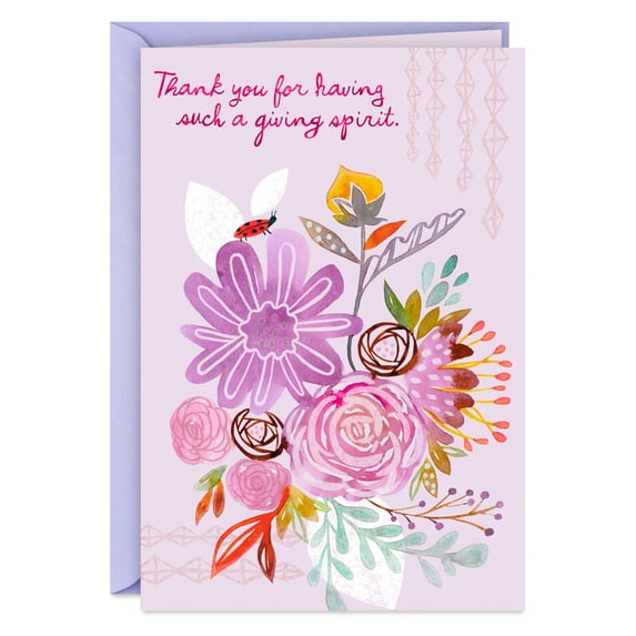 Hallmark Mahogany Thank You Card (You're Truly a Blessing) - Walmart.com