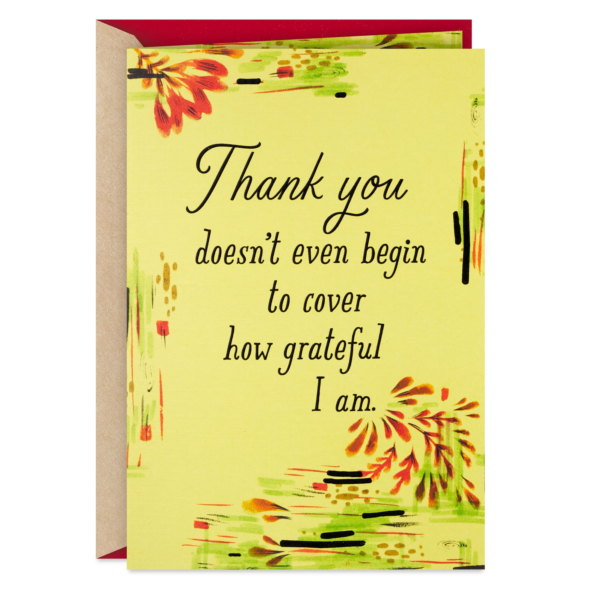 Hallmark Mahogany Thank You Card (You're the Best) - Walmart.com