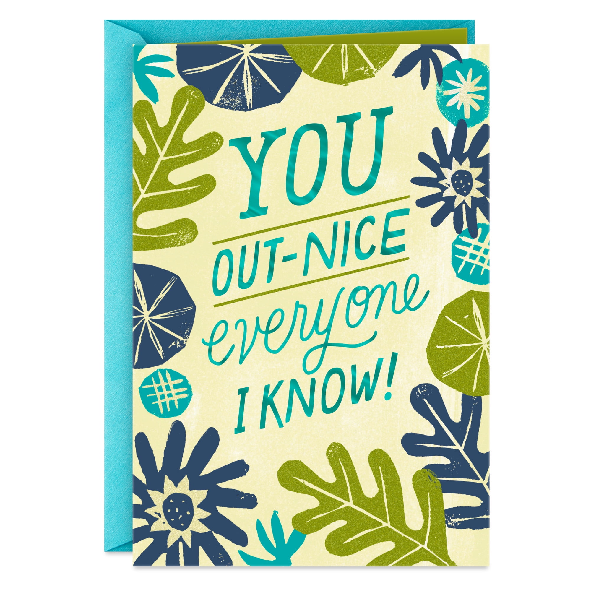 Hallmark Mahogany Thank You Card (You're the Nicest) - Walmart.com