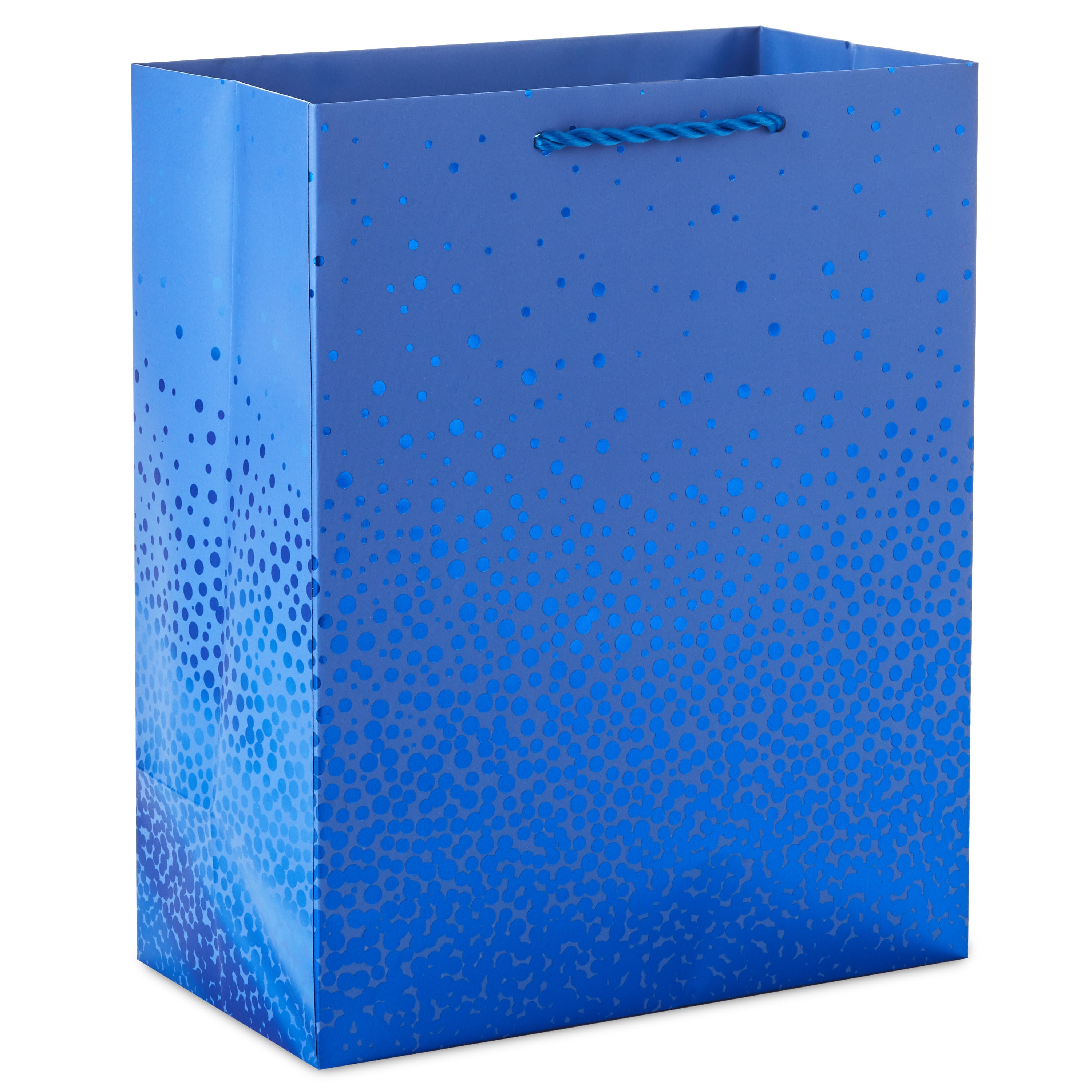 Hallmark Medium Gift Bag (Blue with Cascading Blue Foil Dots) - Walmart.com