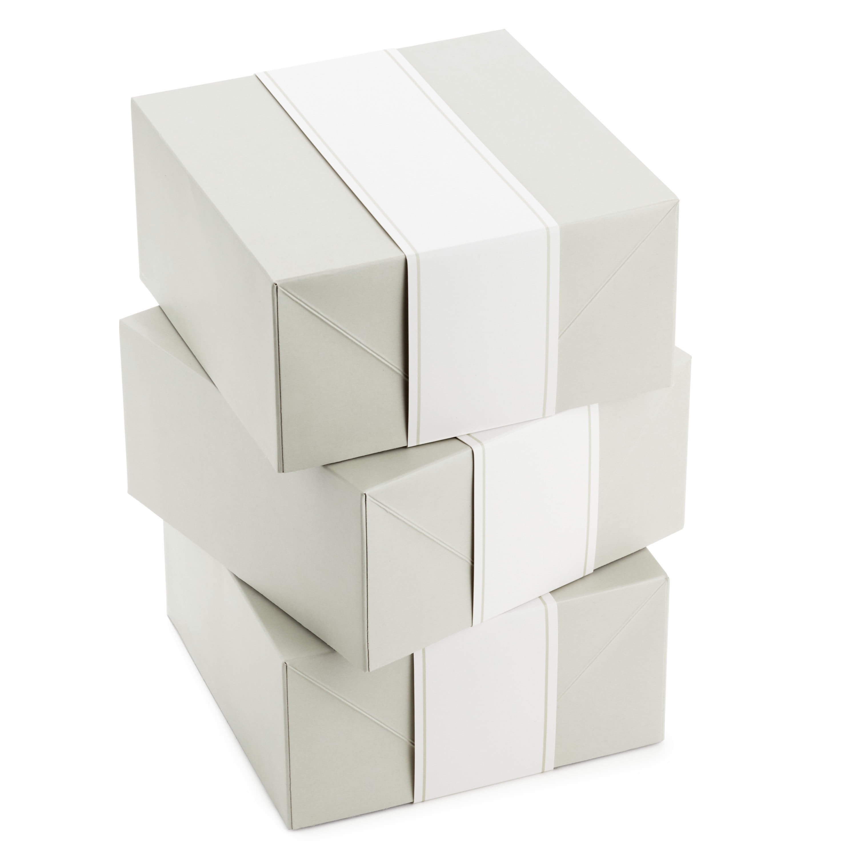 Hallmark Medium Pearl White Christmas Pearl White Paper Gift Boxes ...