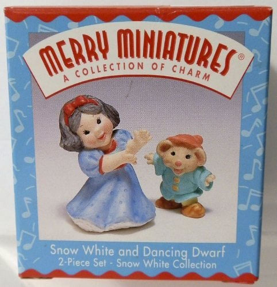 Hallmark Merry Miniatures Snow White and Dancing Dwarf 1997 - Walmart.com