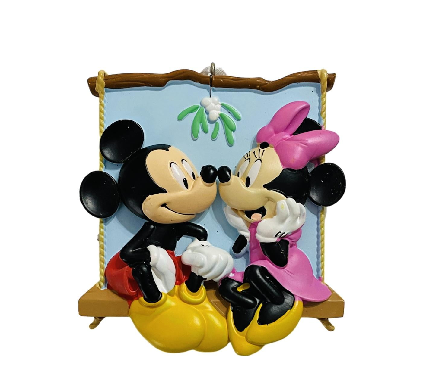 Hallmark Mickey & Minnie Mouse Under the Mistletoe Christmas Tree ...