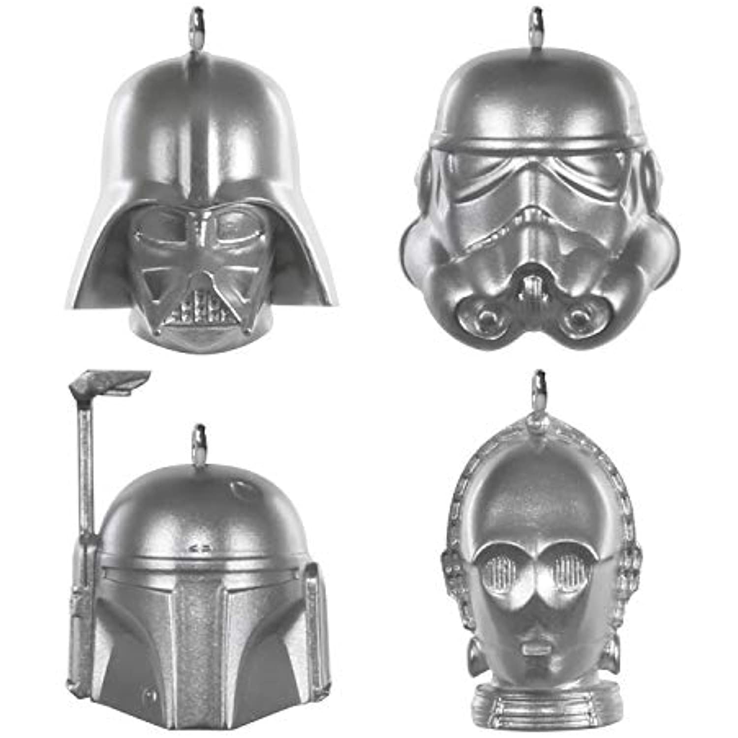 Hallmark Mini Star Wars Helmets Keepsake Gray Plastic Decorative Accent ...