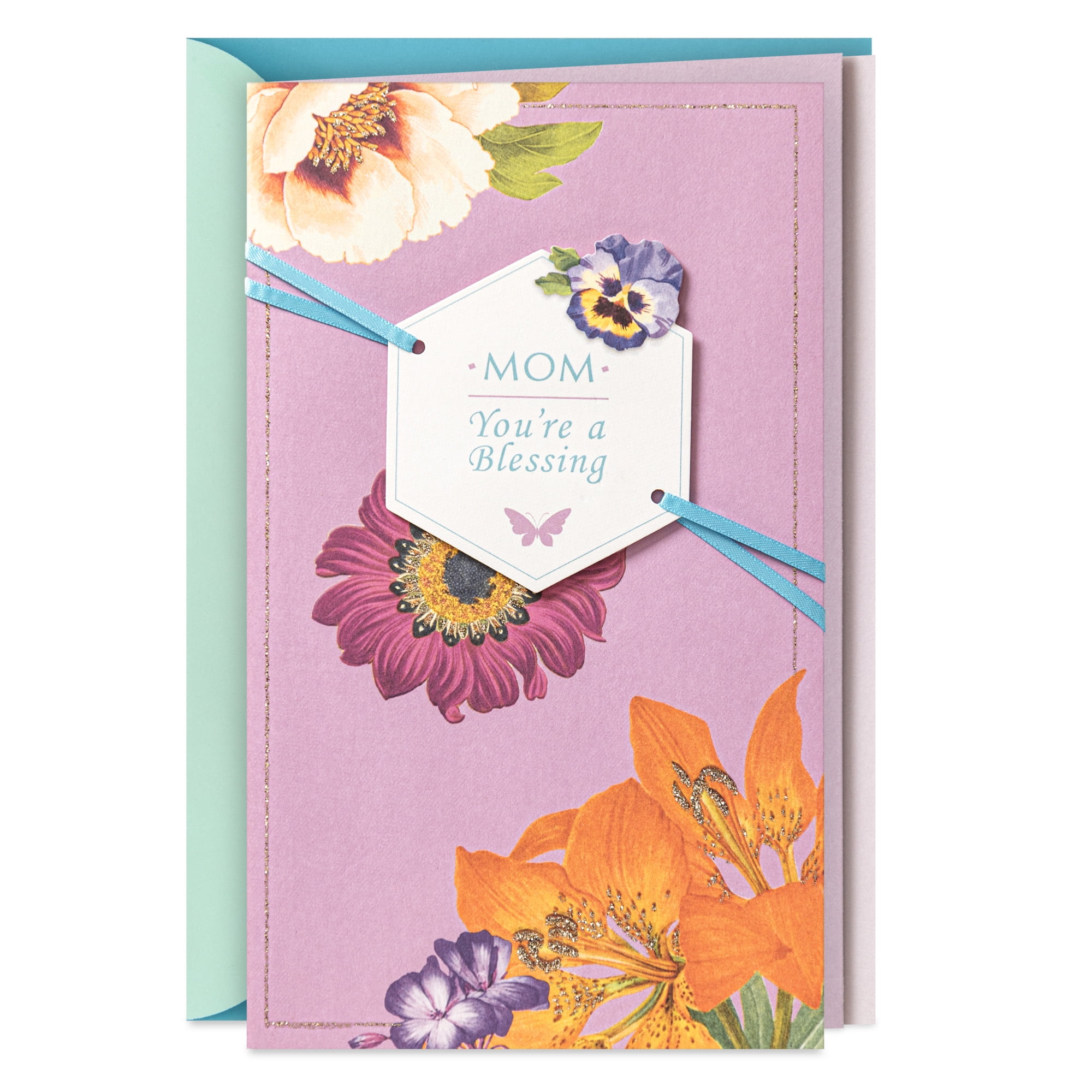 Hallmark Birthday Card for Mom (Truly Blessed By You) - Walmart.com