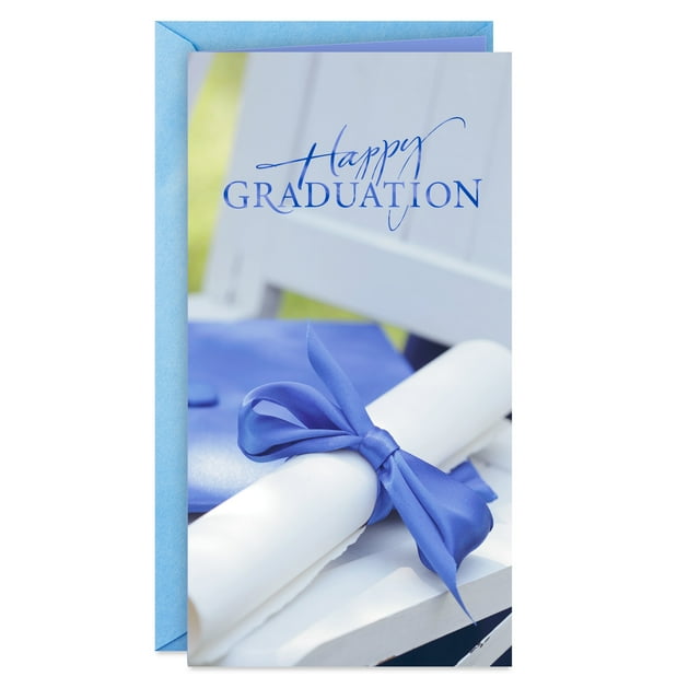 Hallmark Money Holder Graduation Card (Happy Graduation Diploma ...