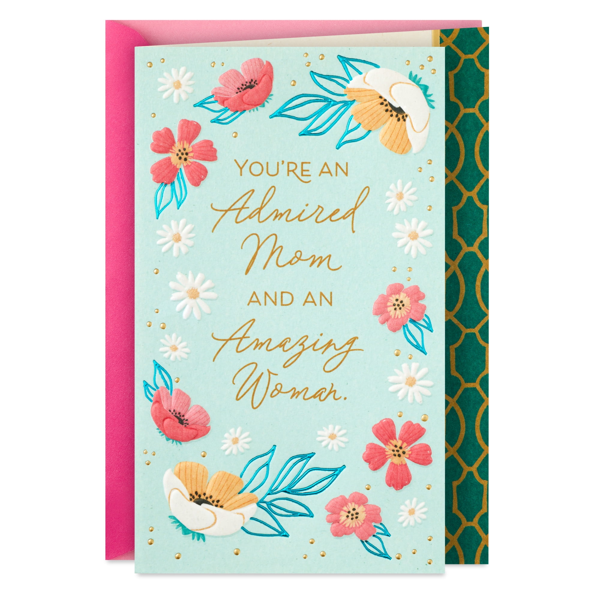 Hallmark Mother's Day Card (You're an Admired Mom and Amazing Woman ...