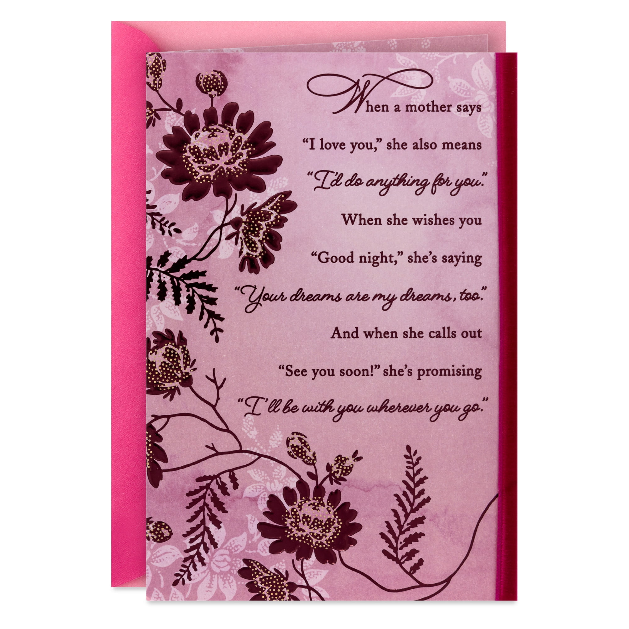 Hallmark Mother's Day Card for Mom (Thankful for Your Love) - Walmart.com