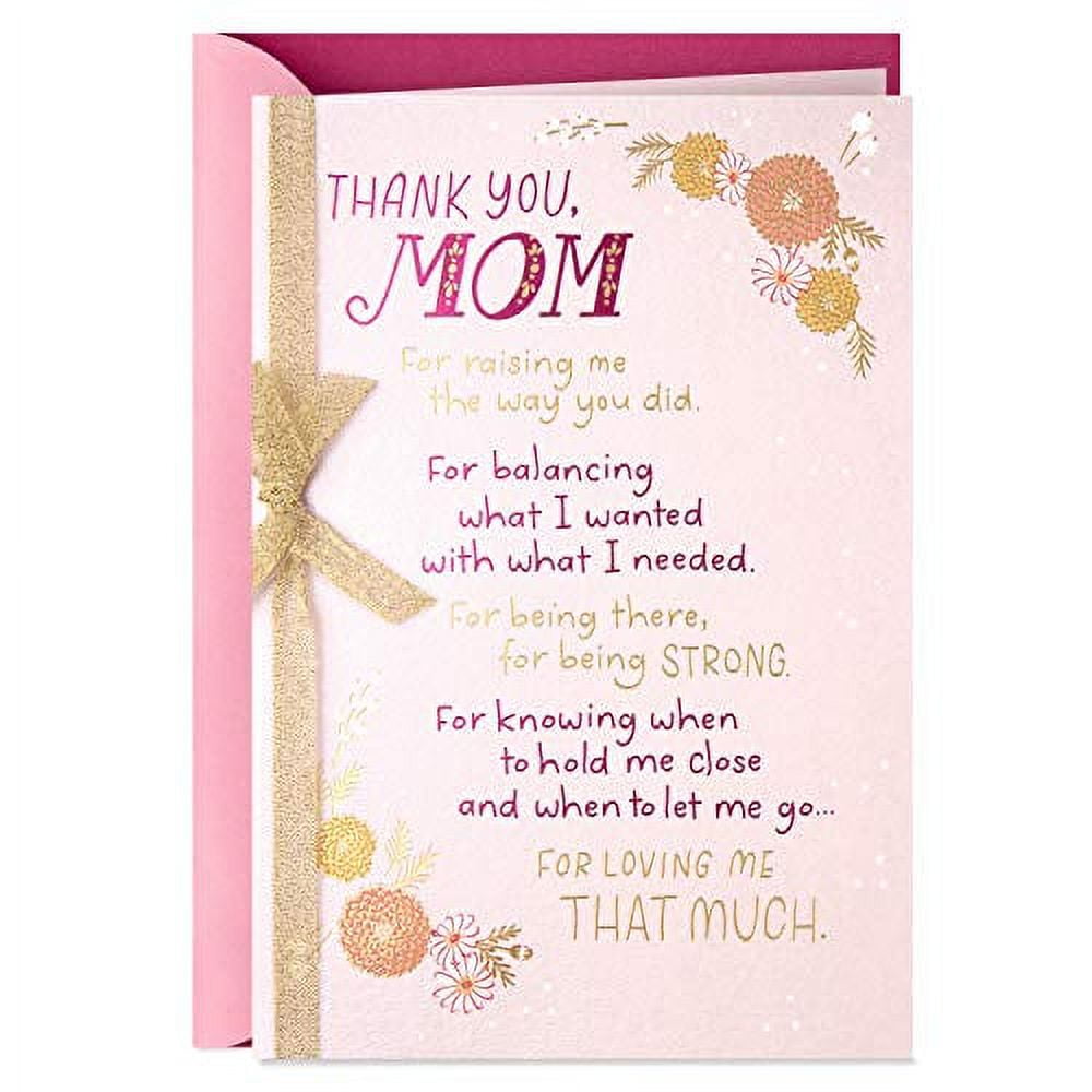 Hallmark ‘Thank You, Mom’ Mother’s Day Card from Son or Daughter ...