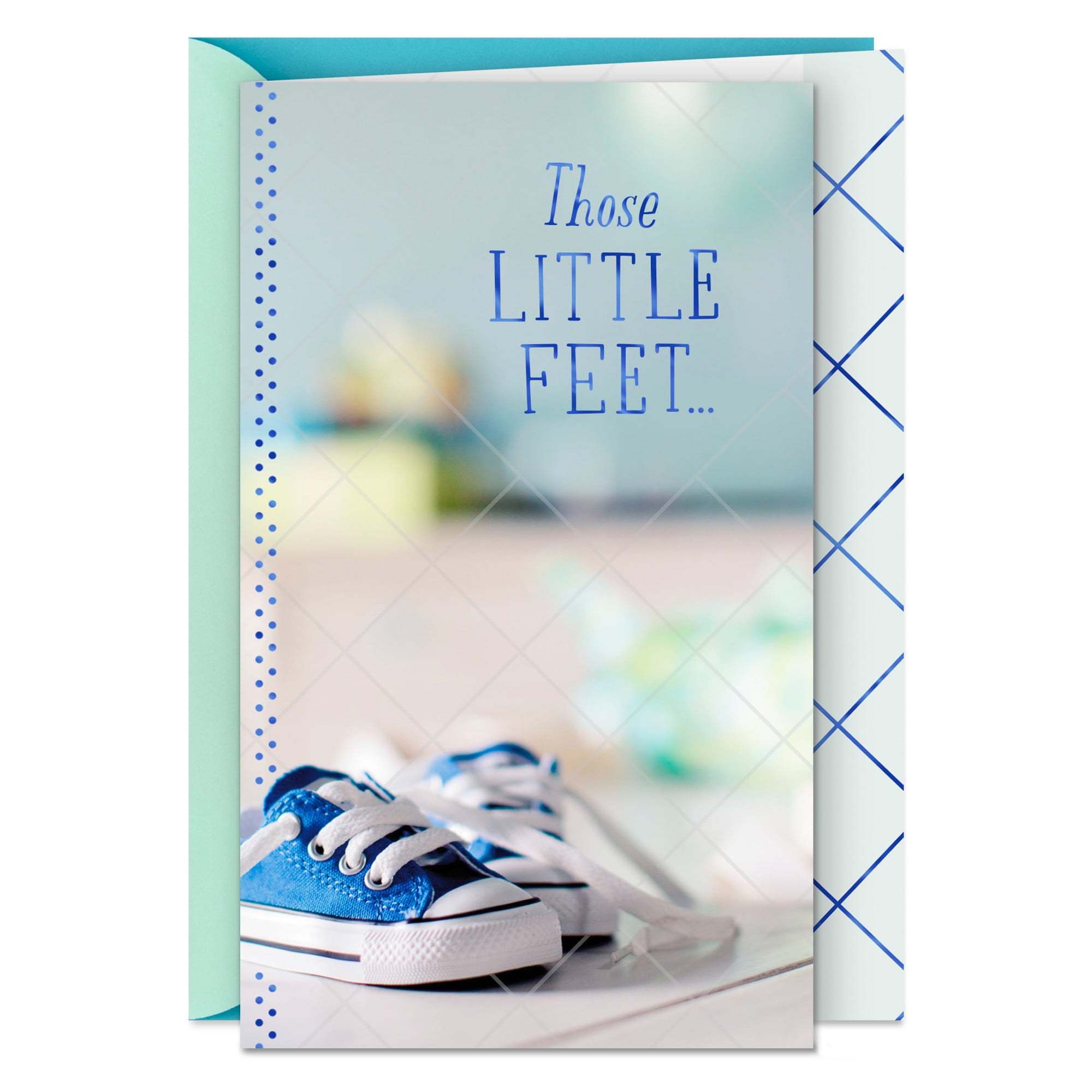 Hallmark New Baby Boy Card (Those Little Feet) - Walmart.com
