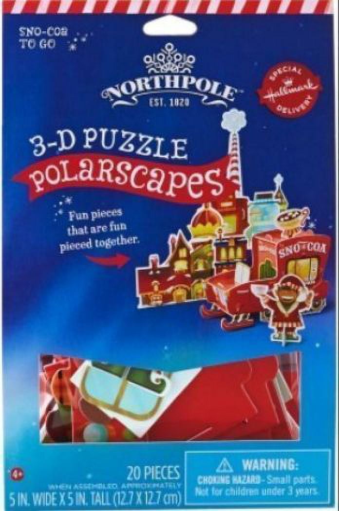 Hallmark Northpole PolarScapes 3D Puzzle Sno-Coa To Go - Walmart.com