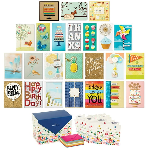 Hallmark All Occasion Handmade Boxed Set of Assorted Greeting Cards ...