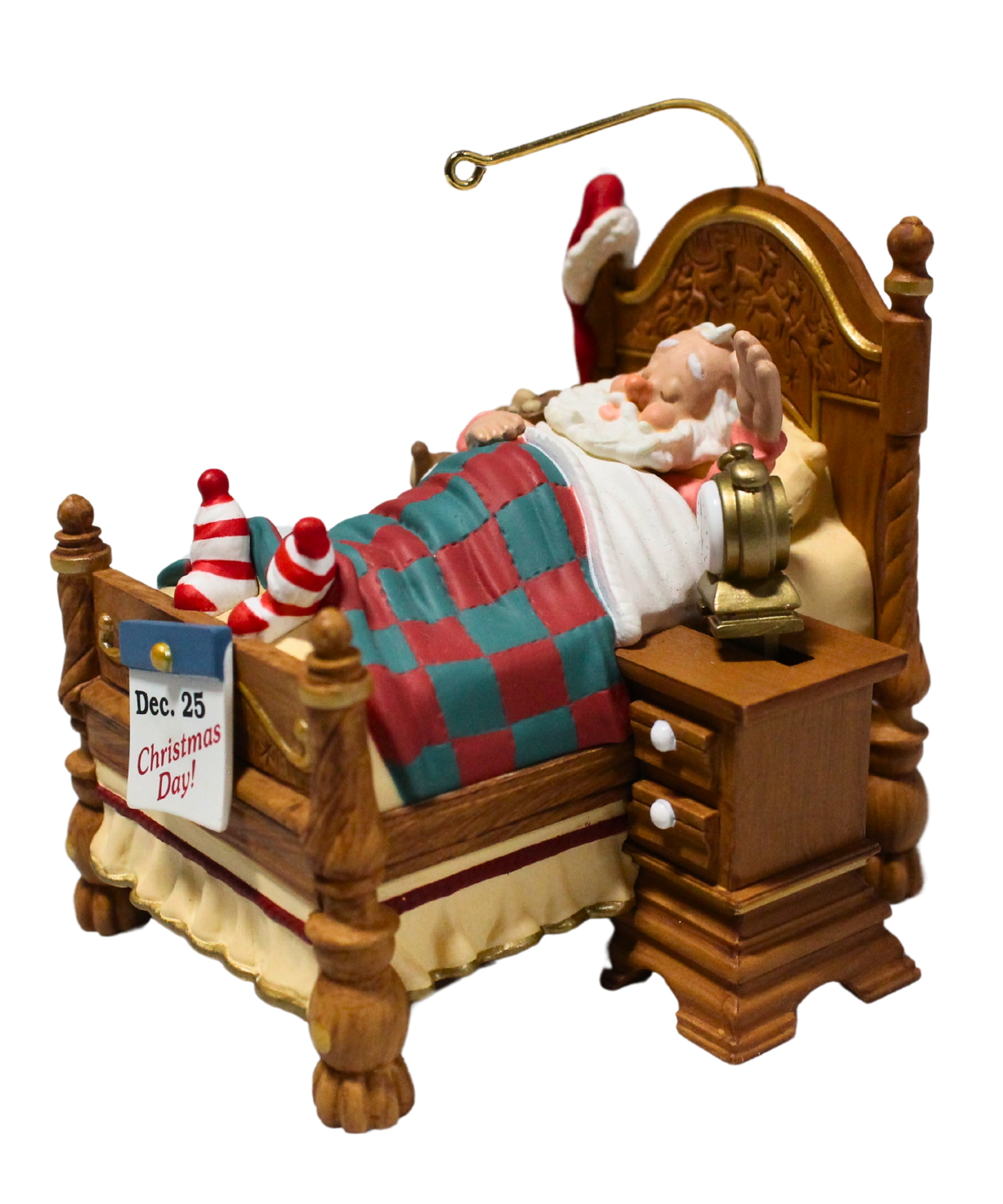 Hallmark Ornament: 2001 Snoozing Santa | QX8165 - Walmart.com
