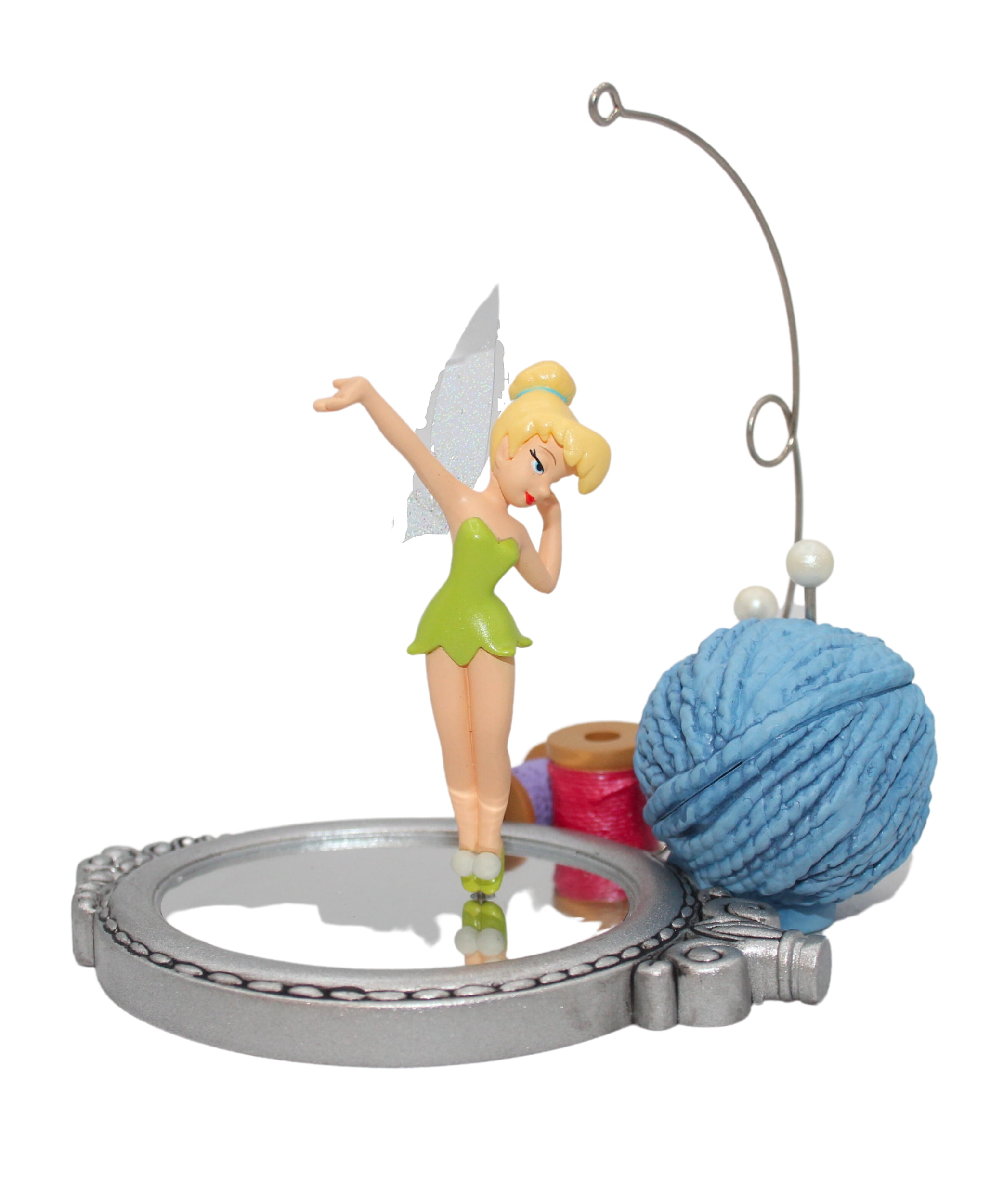 Hallmark Tinker Bell Ornament, 2004 Christmas Decor, Peter Pan Collection, Mirror, Wings ...