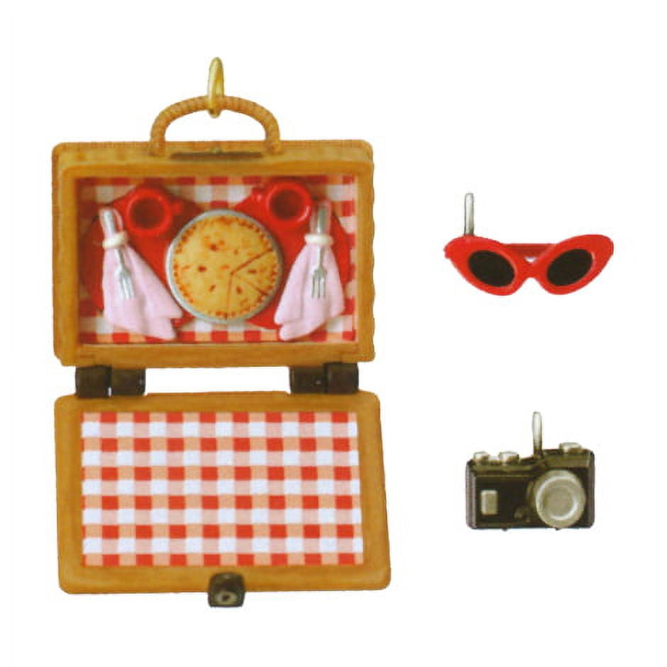 Hallmark Ornament 2016 Barbie Picnic Set of 3 MINIATURE - Limited ...