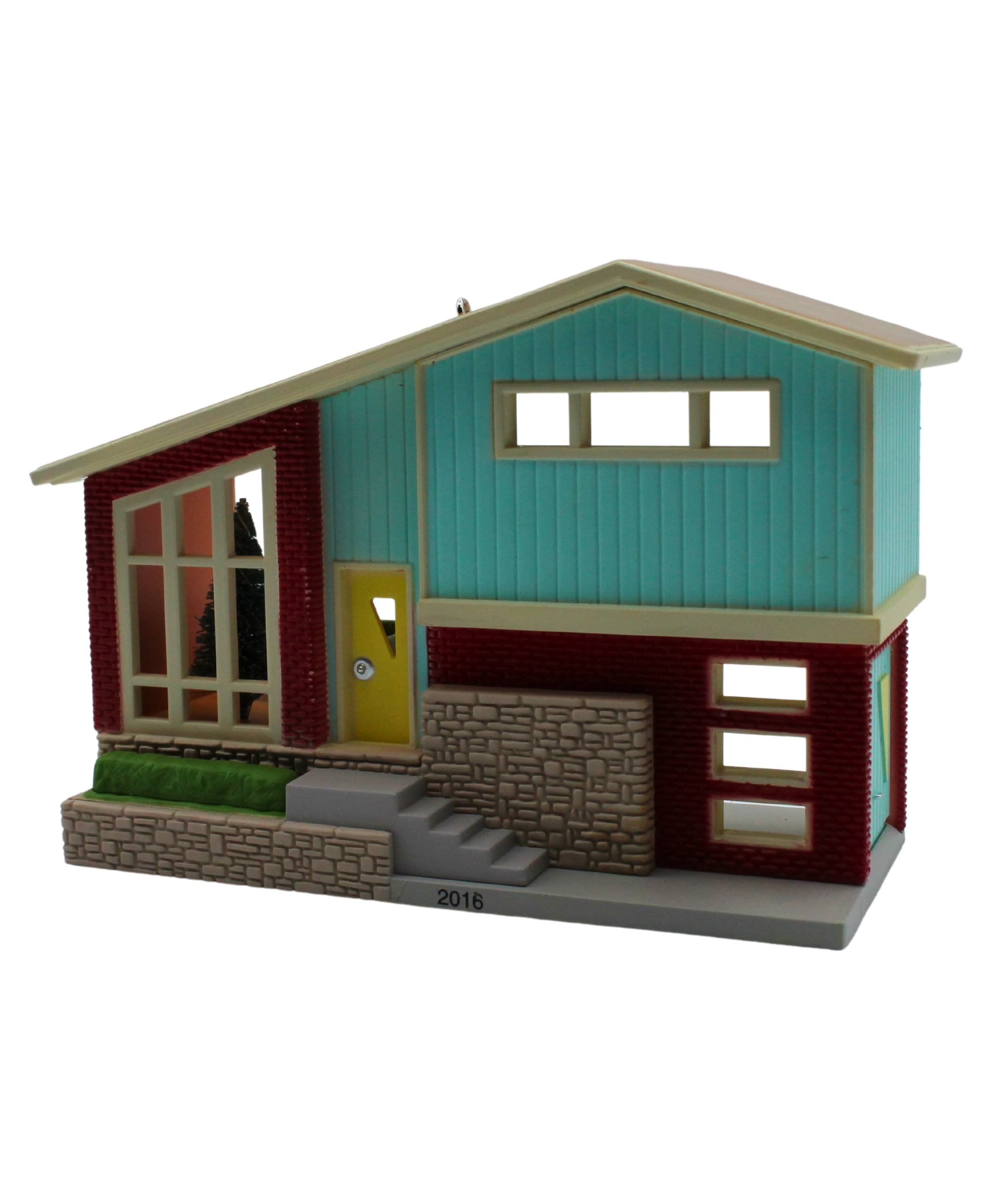 Hallmark Ornament: 2016 Split Level Dream Home | QX9001 | Non-Mint Box ...