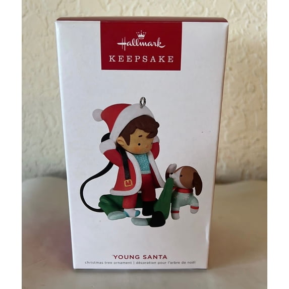 Hallmark Ornament 2022 Young Santa #1 NEW SERIES with Red Suit ...