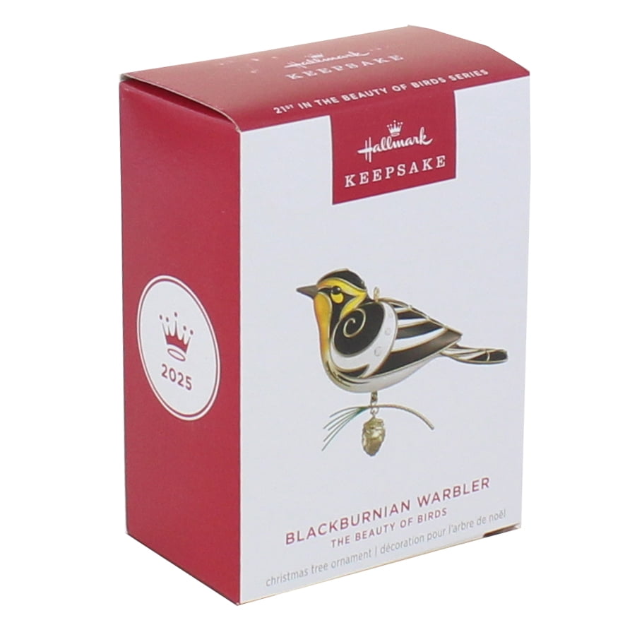 Hallmark Ornament 2025 Blackburnian Warbler: 21st in Beauty of Birds Series - Walmart.com