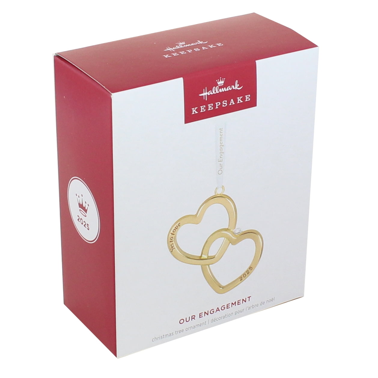 Hallmark Ornament 2025 Our Engagement 2025 Metal Ornament - Walmart.com