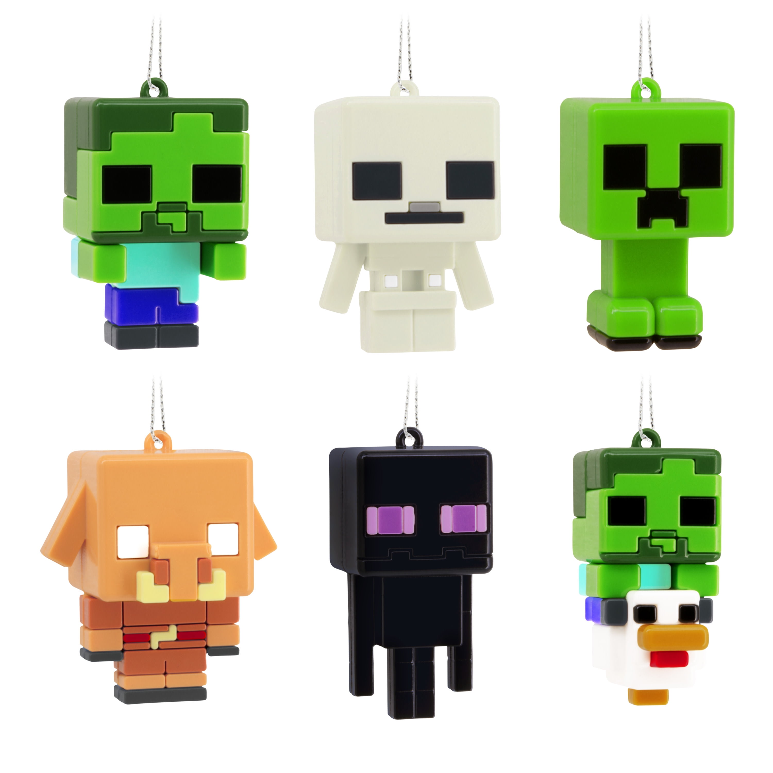 Hallmark Ornament PVC Figural Minecraft Set - Walmart.com
