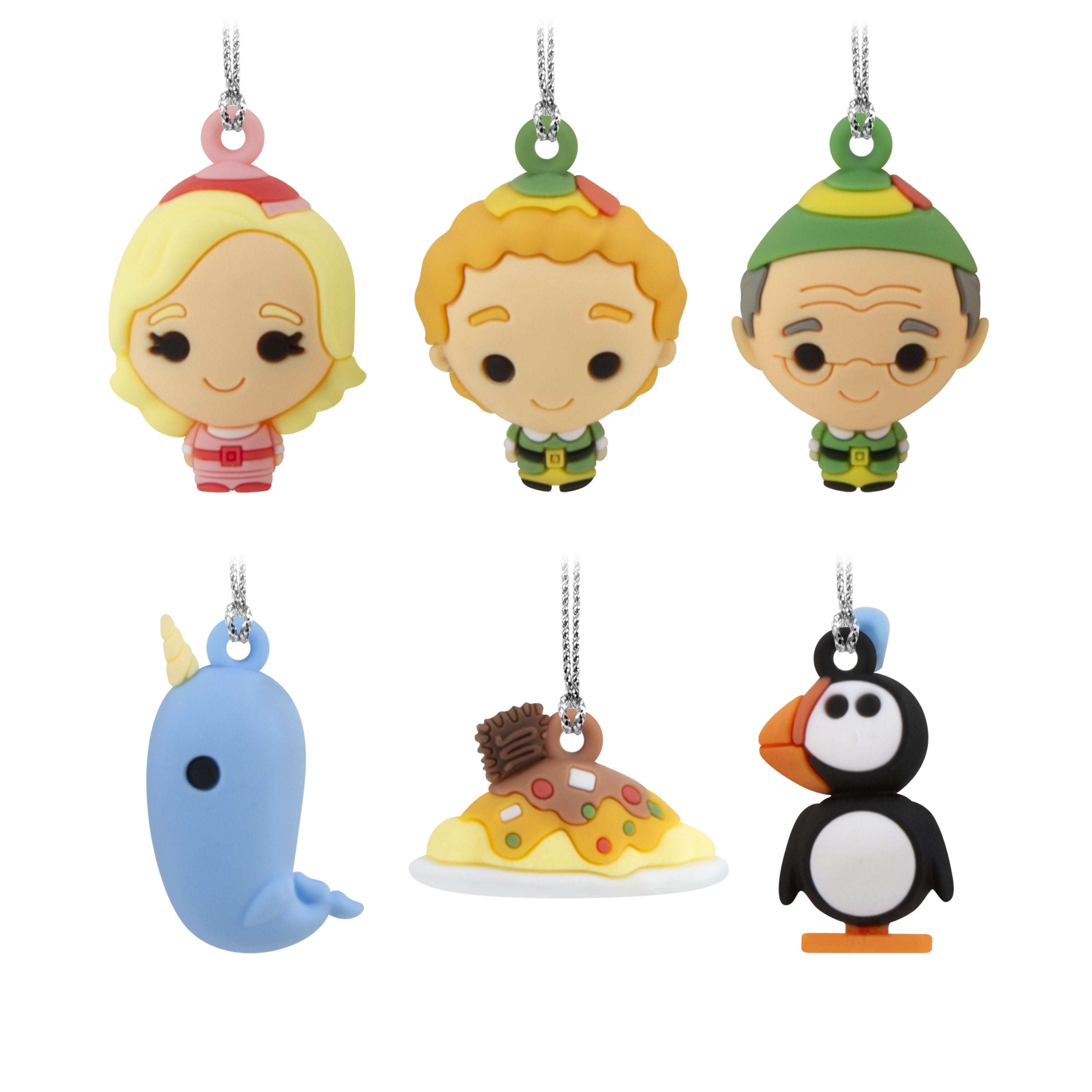 Hallmark Ornament PVC Figural Mini Set WB Elf - Walmart.com